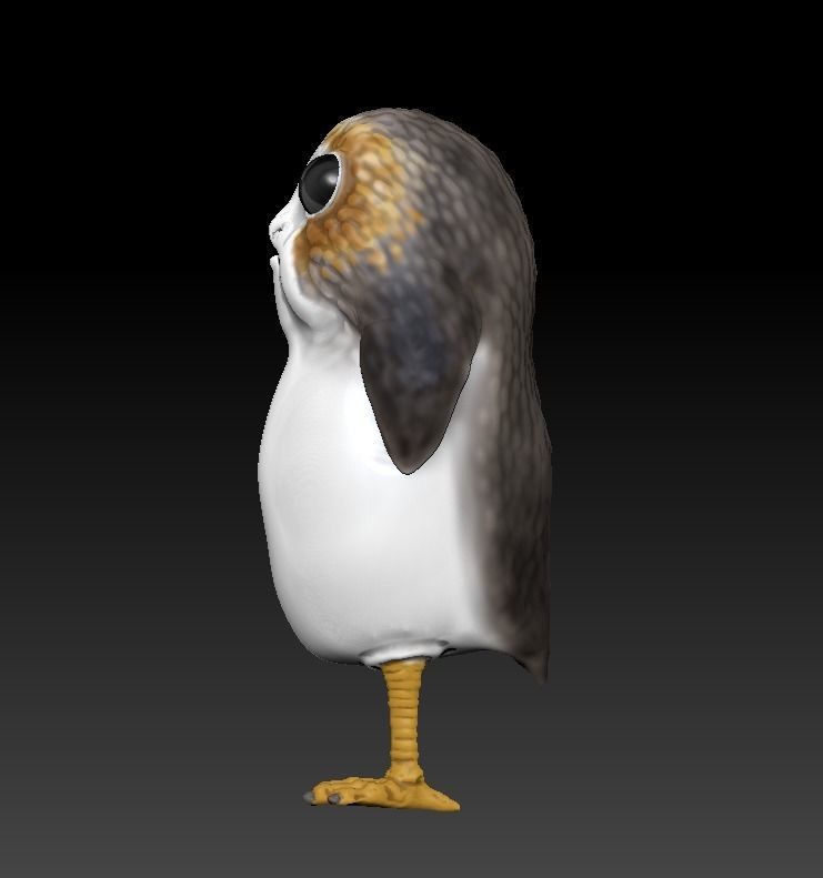 Porg so cute 3D model 3D printable | CGTrader