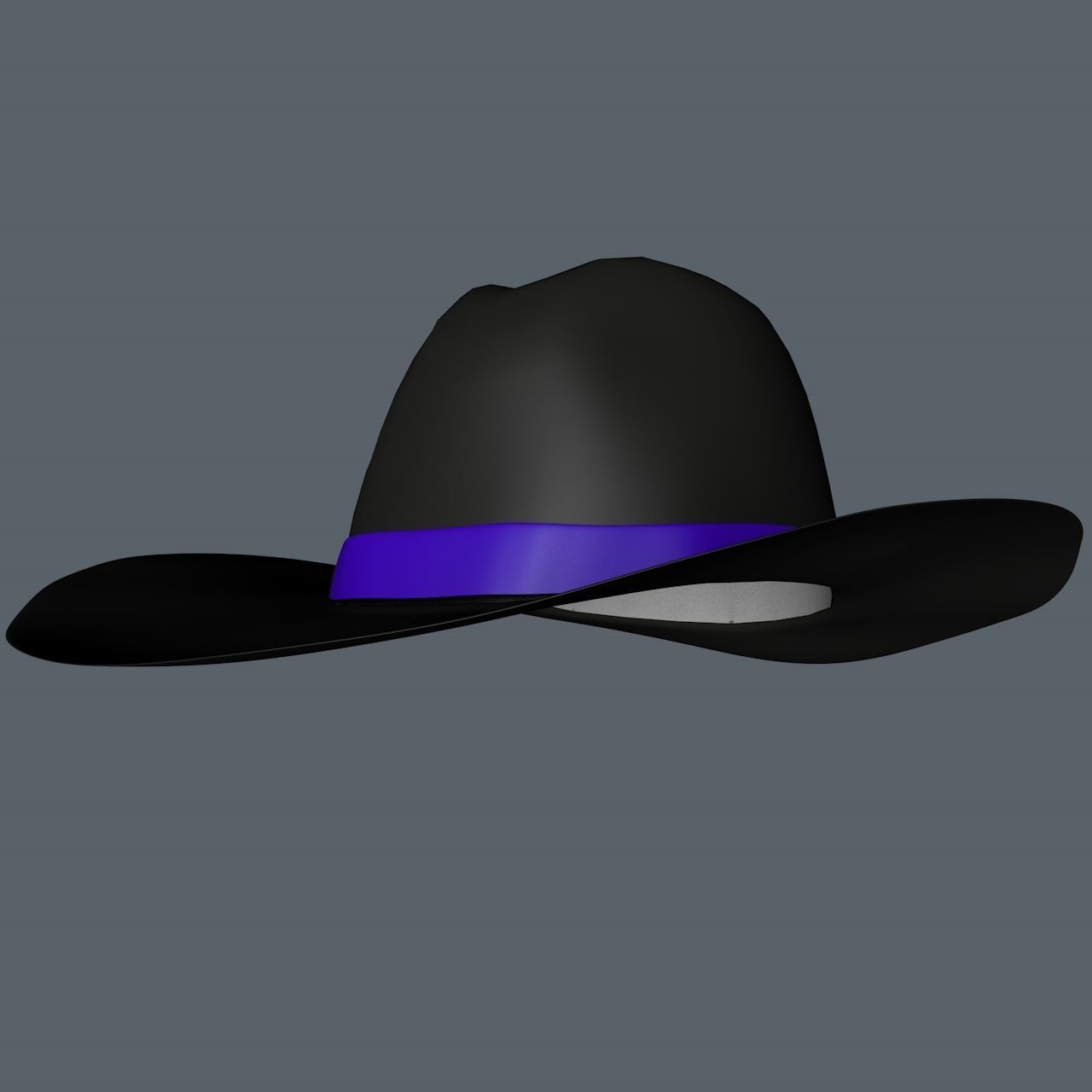 Stetson Style Western Hat 3D model | CGTrader