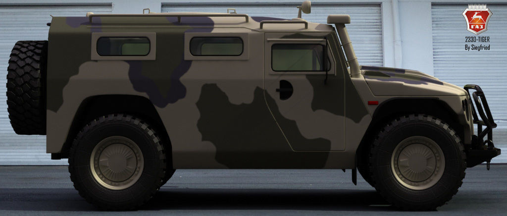 Tiger Gaz 2330 3D model | CGTrader