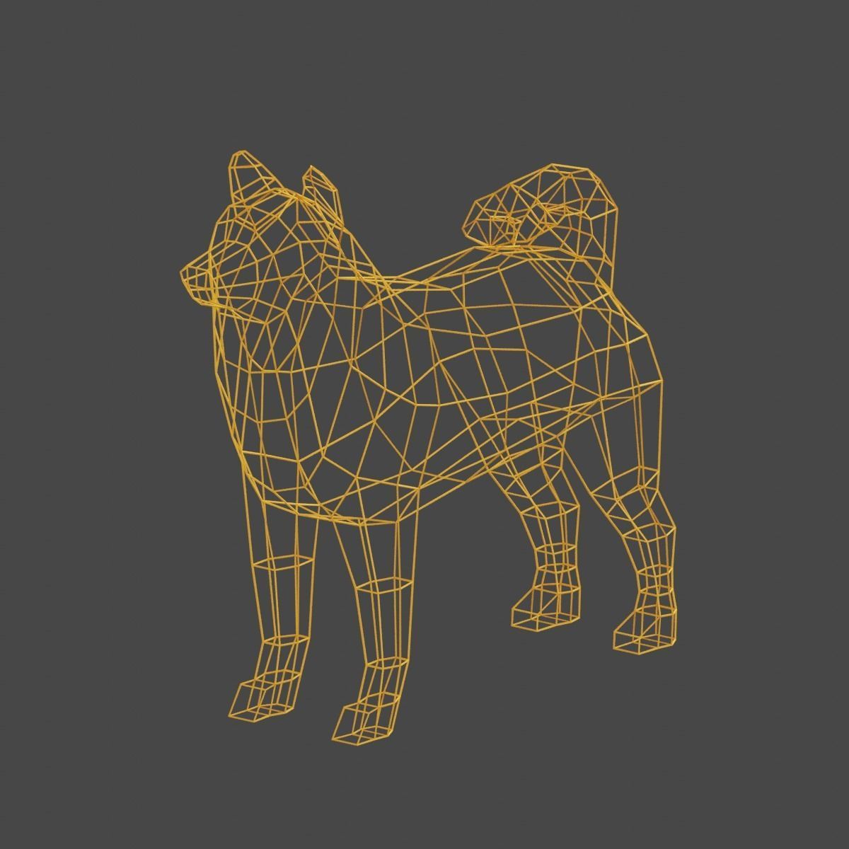 3D model Shiba Inu VR / AR / low-poly | CGTrader