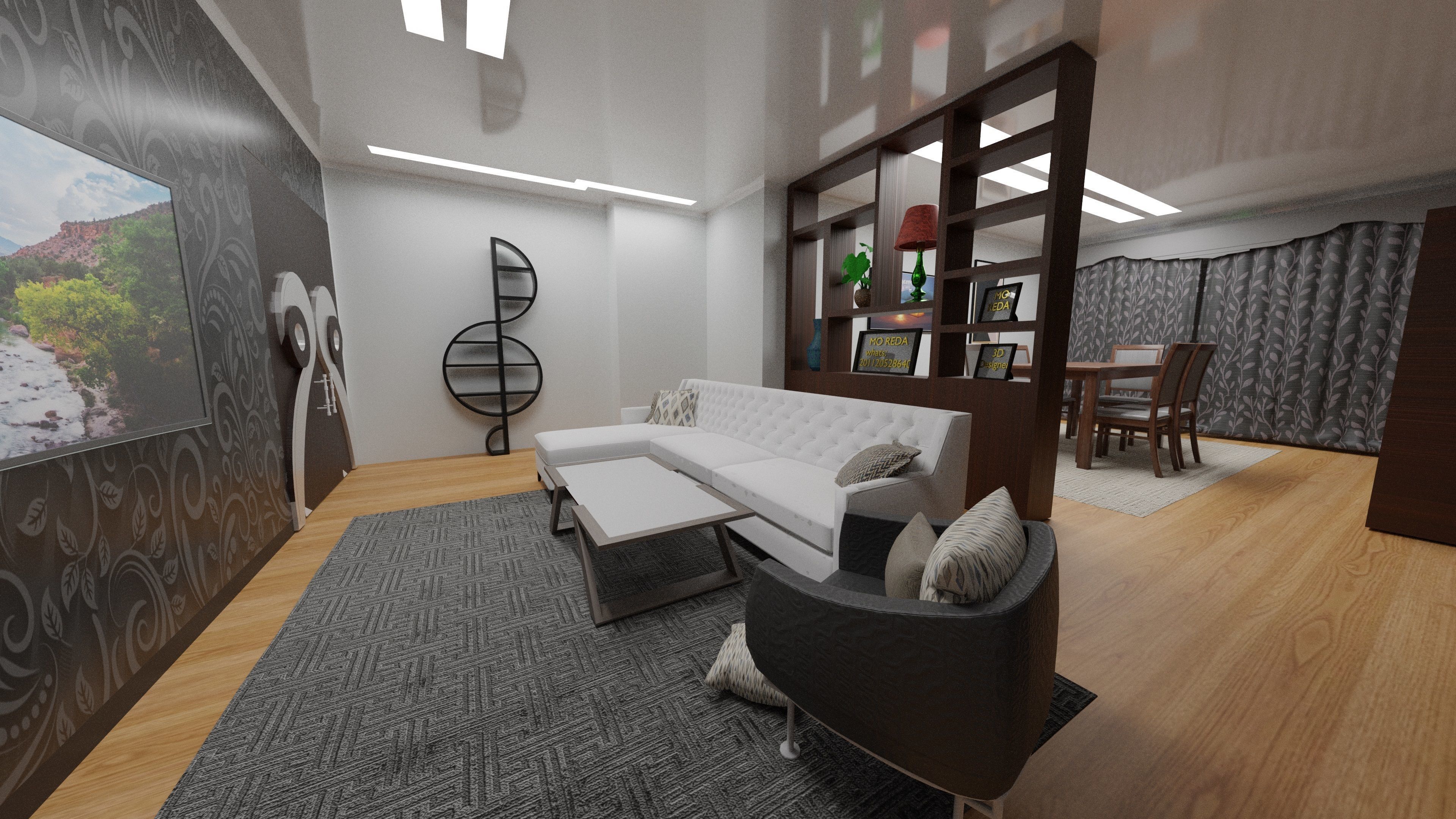 interior design 3D model | CGTrader