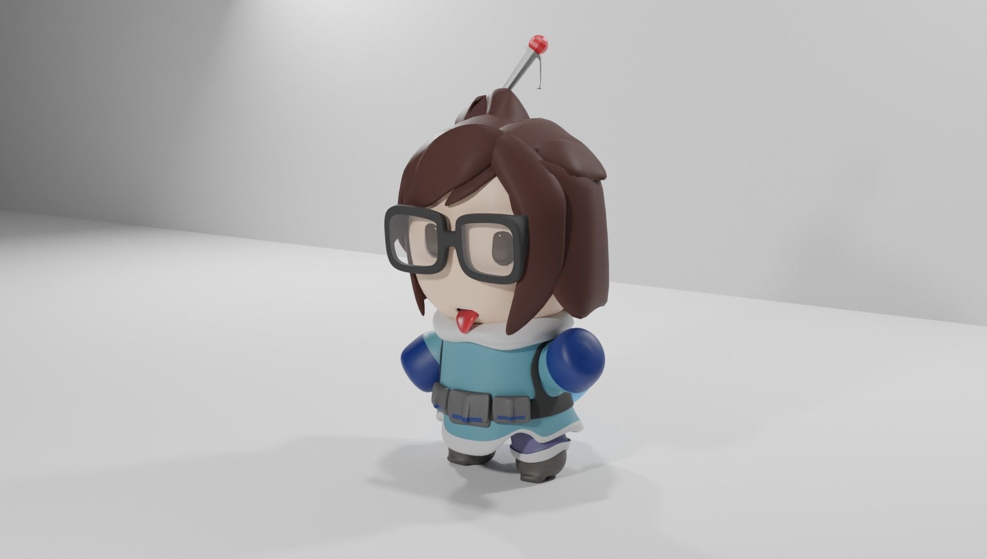 Chibi Mei Overwatch 3D model | CGTrader