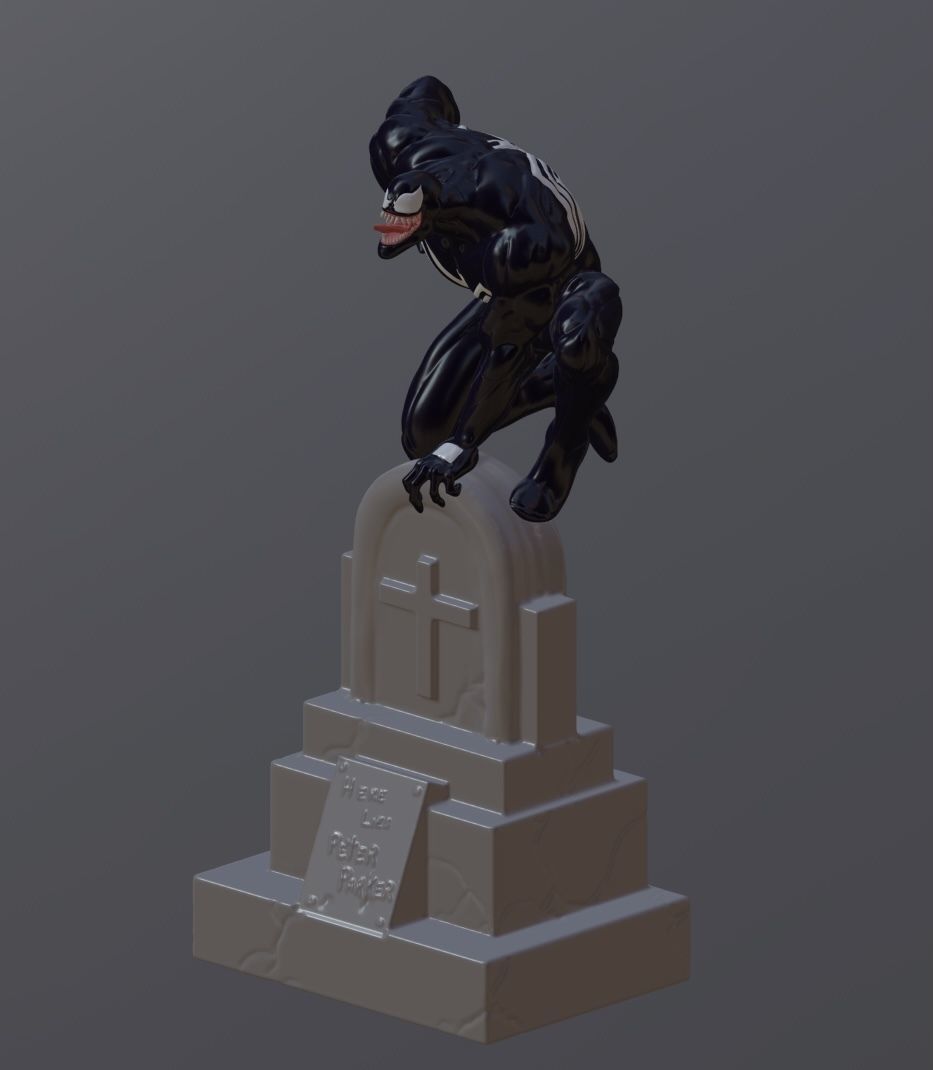 Venom rip Parker 3D model 3D printable | CGTrader