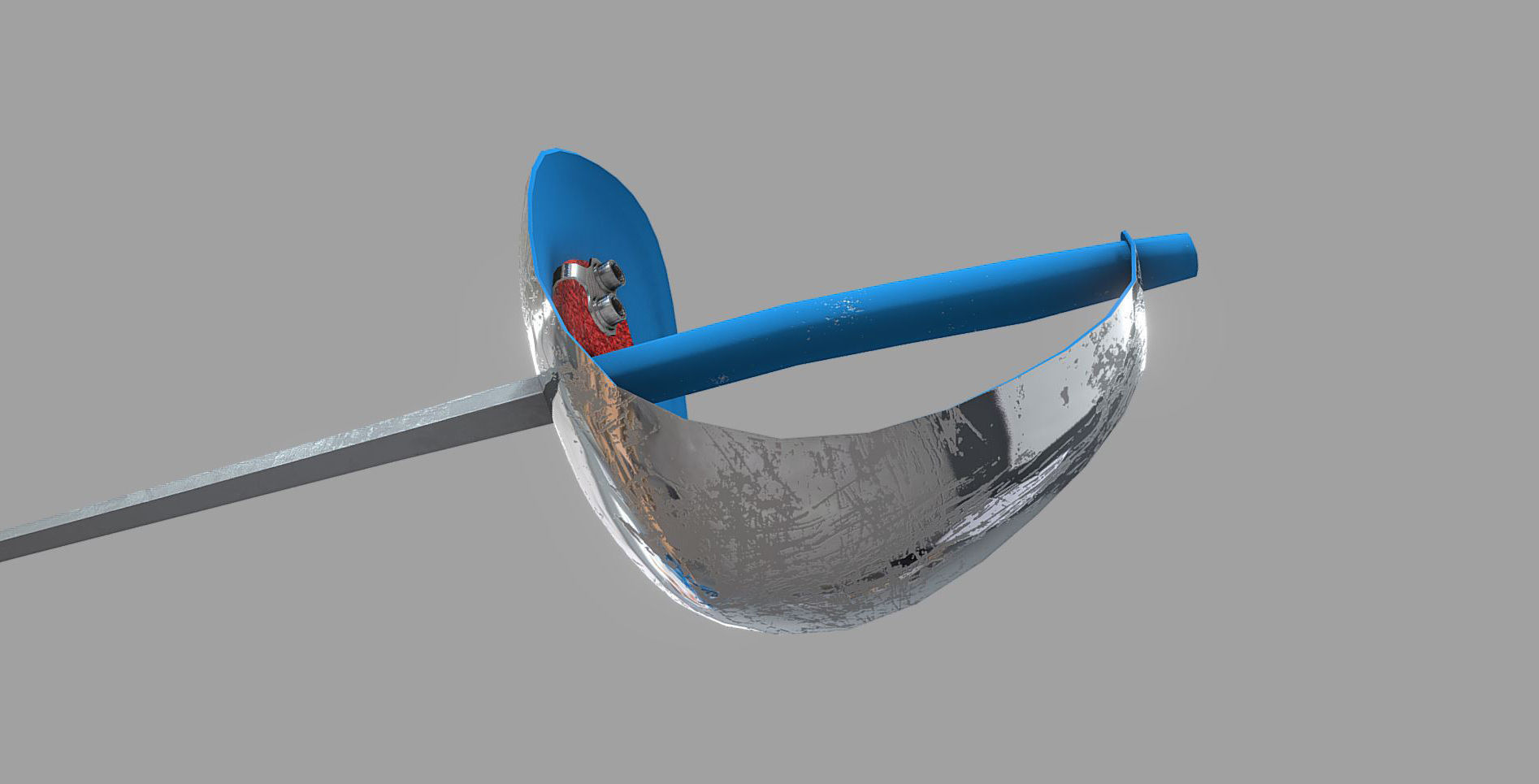 3D model A used sabre fencing weapon VR / AR / low-poly | CGTrader