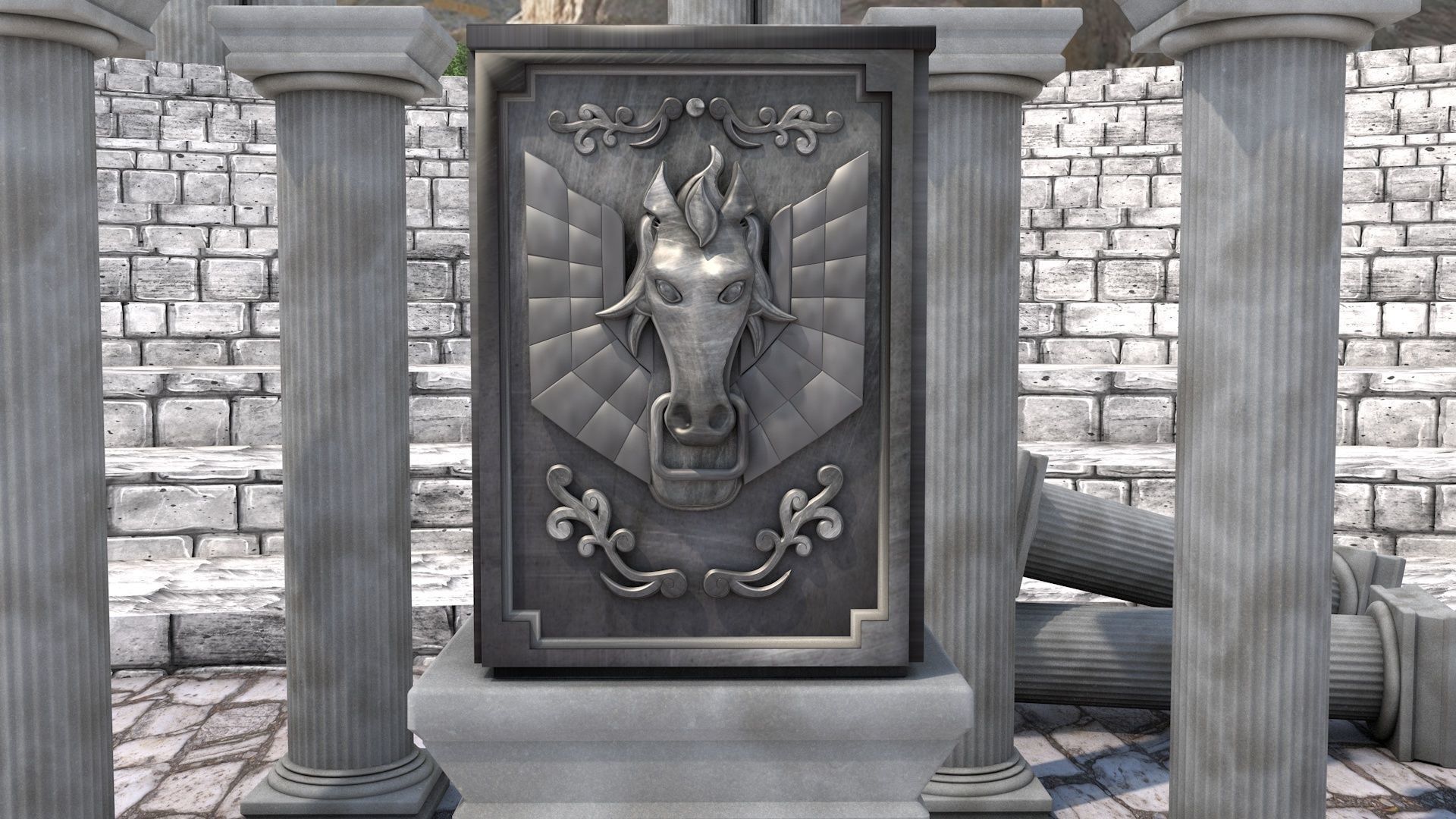 PEGASUS PANDORA BOX - saint seiya 3D model animated | CGTrader