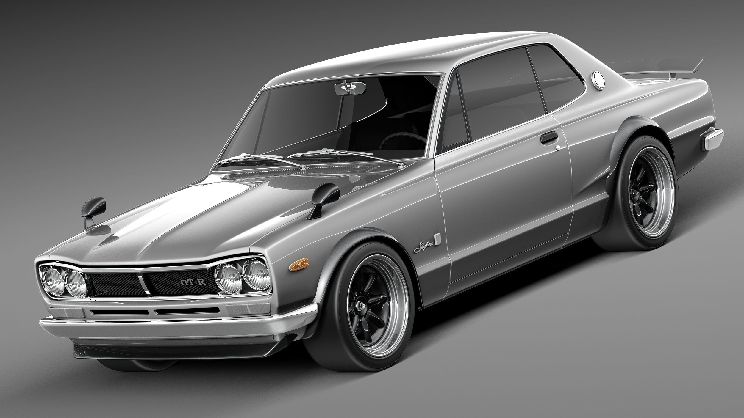 Nissan Skyline 1968-1972 3D model | CGTrader