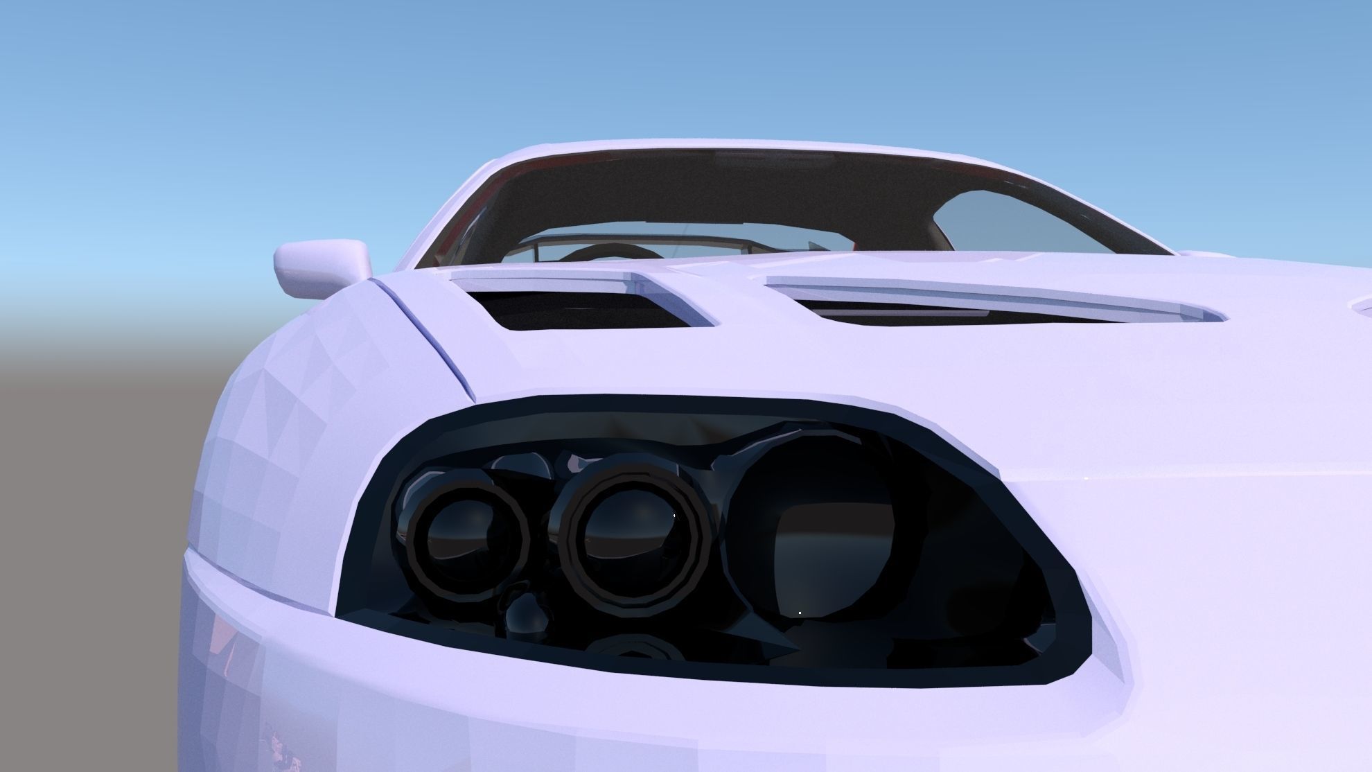 Toyota Supra 1993 Body with the interior 3D model 3D printable | CGTrader