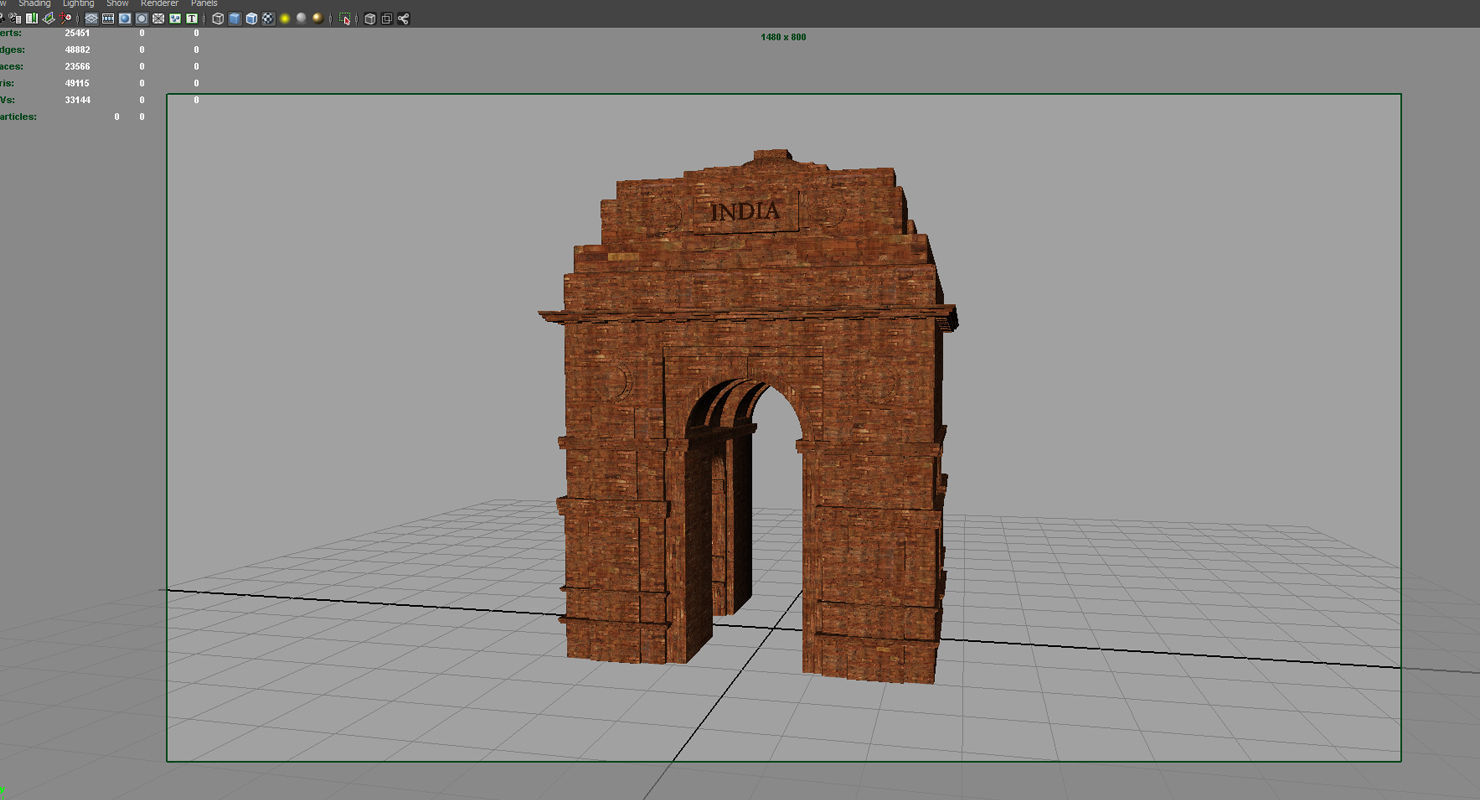 india gate 3d model 3D model | CGTrader