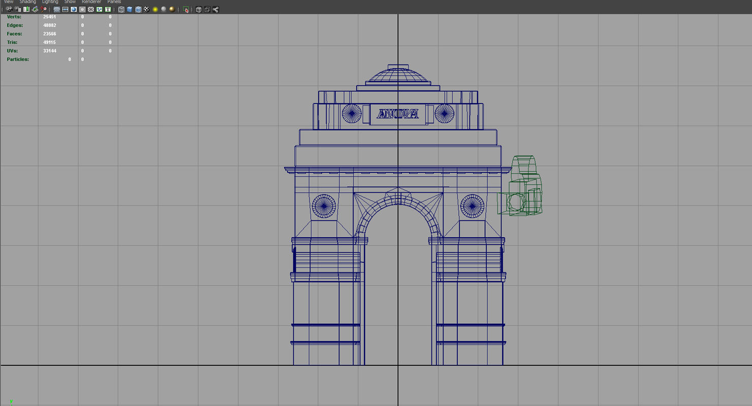 india gate 3d model 3D model | CGTrader