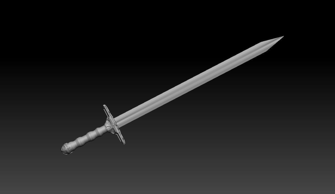 Sword high-poly project 3D model 3D model | CGTrader