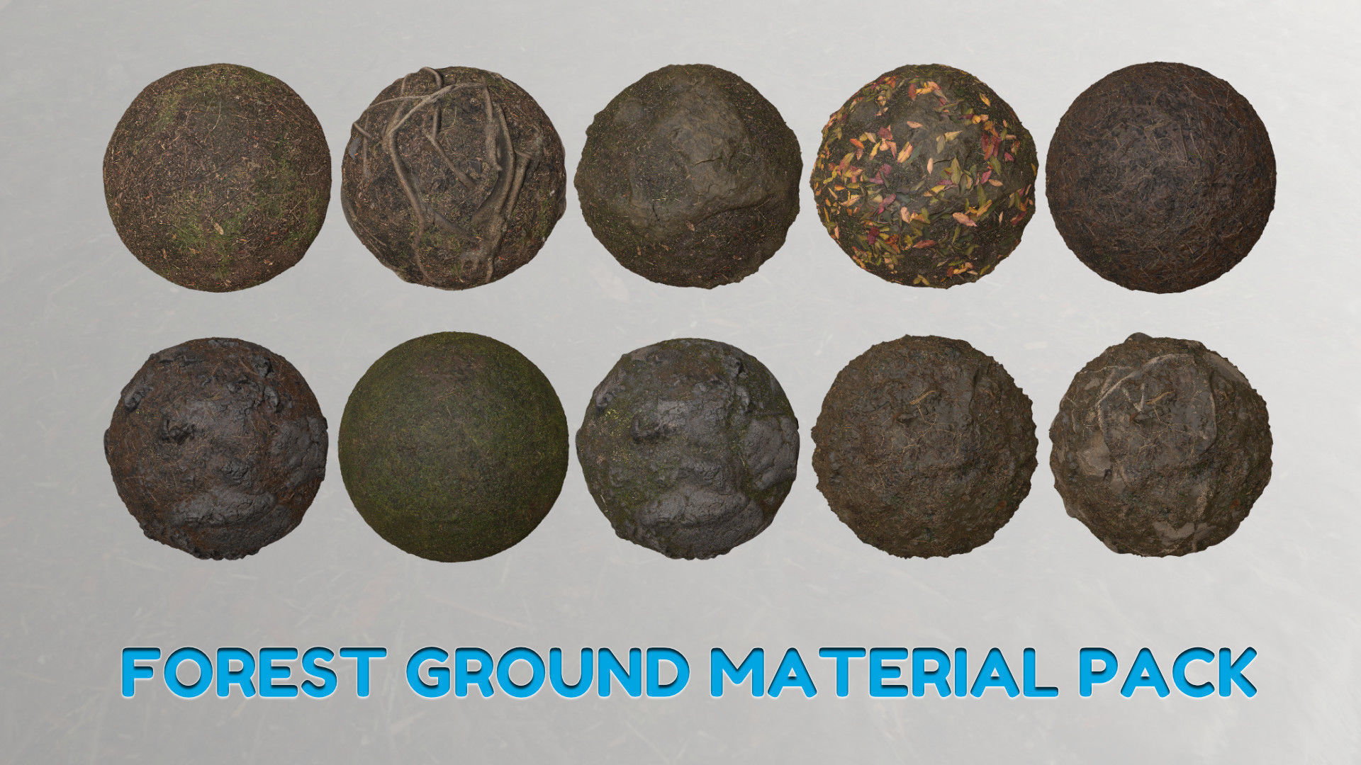 Forest Ground Material Pack Texture | CGTrader