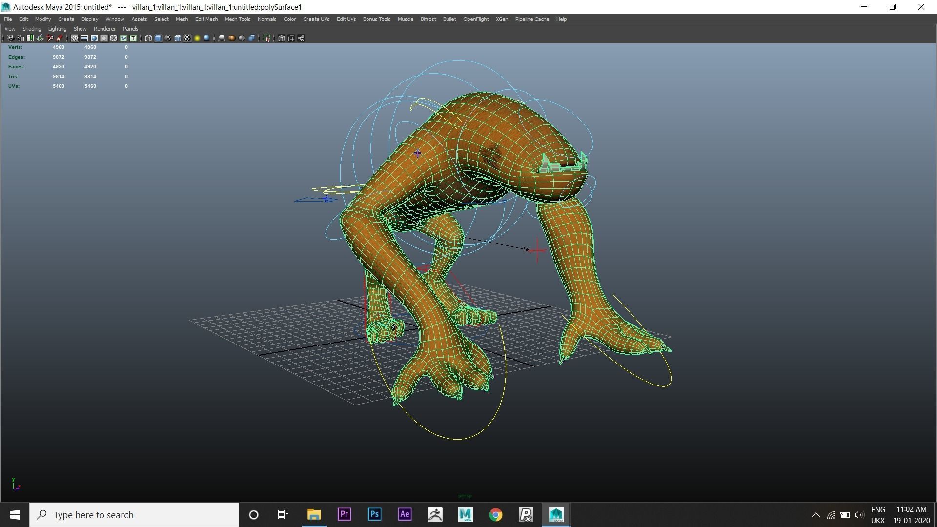 3D model Ben 10 Alien 3D model with texture and rigg VR / AR / low-poly ...