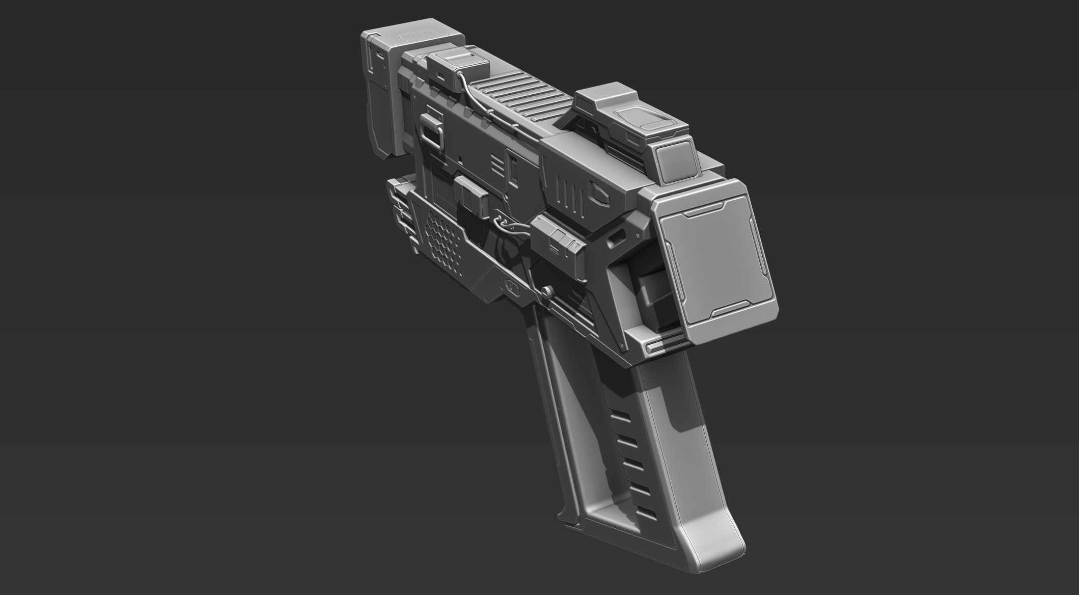 3D model NaGun VR / AR / low-poly | CGTrader