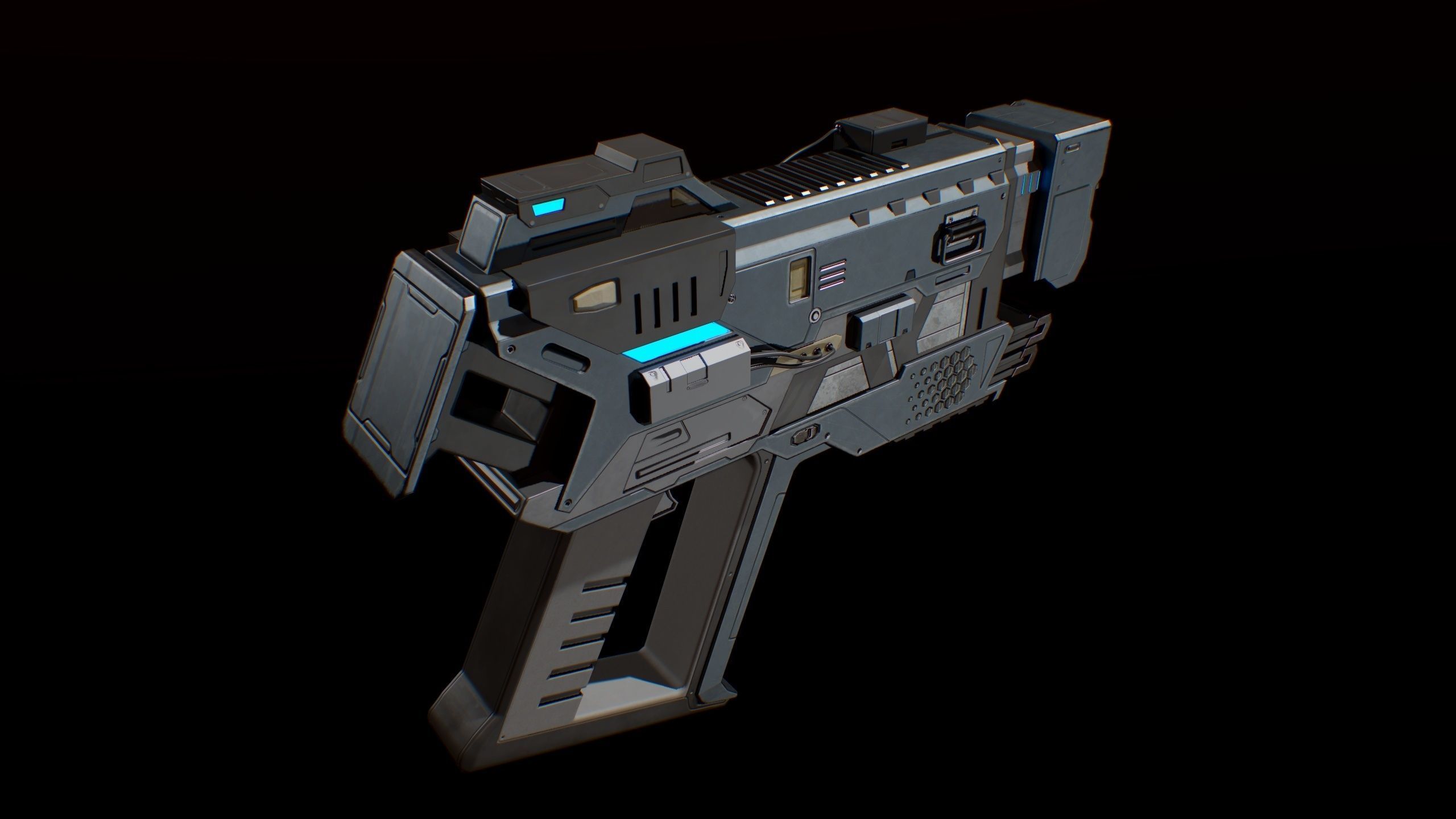 3D model NaGun VR / AR / low-poly | CGTrader