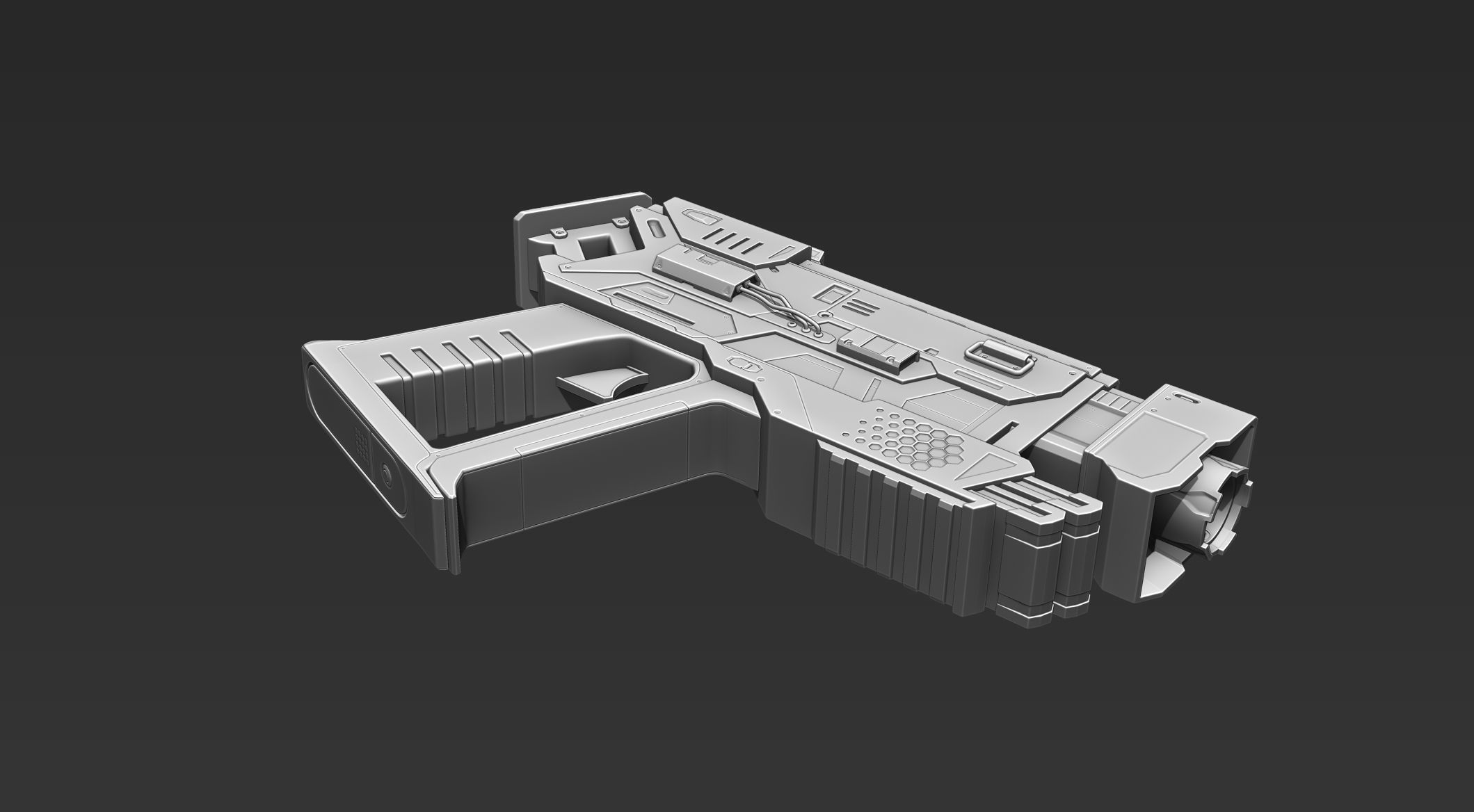 3D model NaGun VR / AR / low-poly | CGTrader