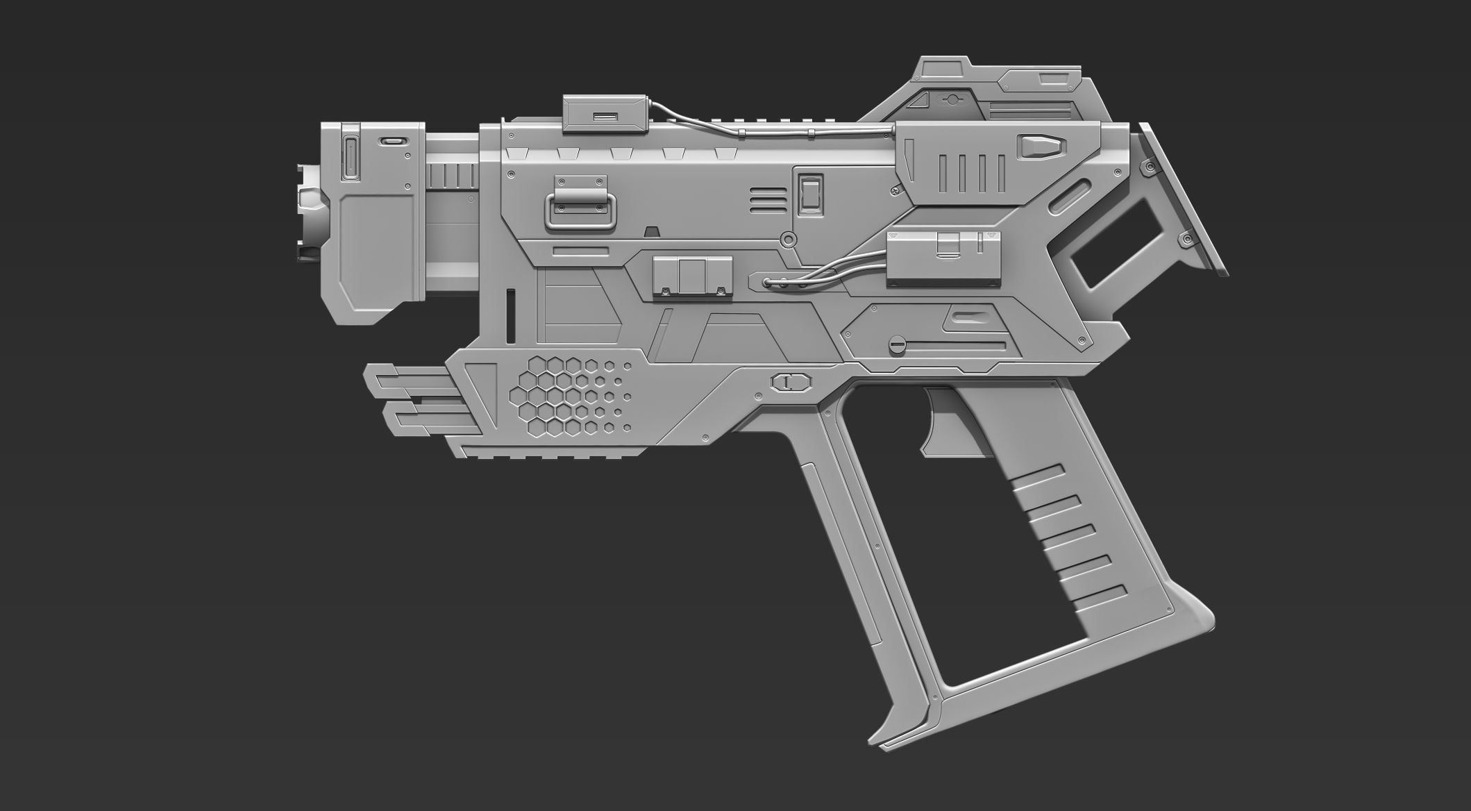 3D model NaGun VR / AR / low-poly | CGTrader