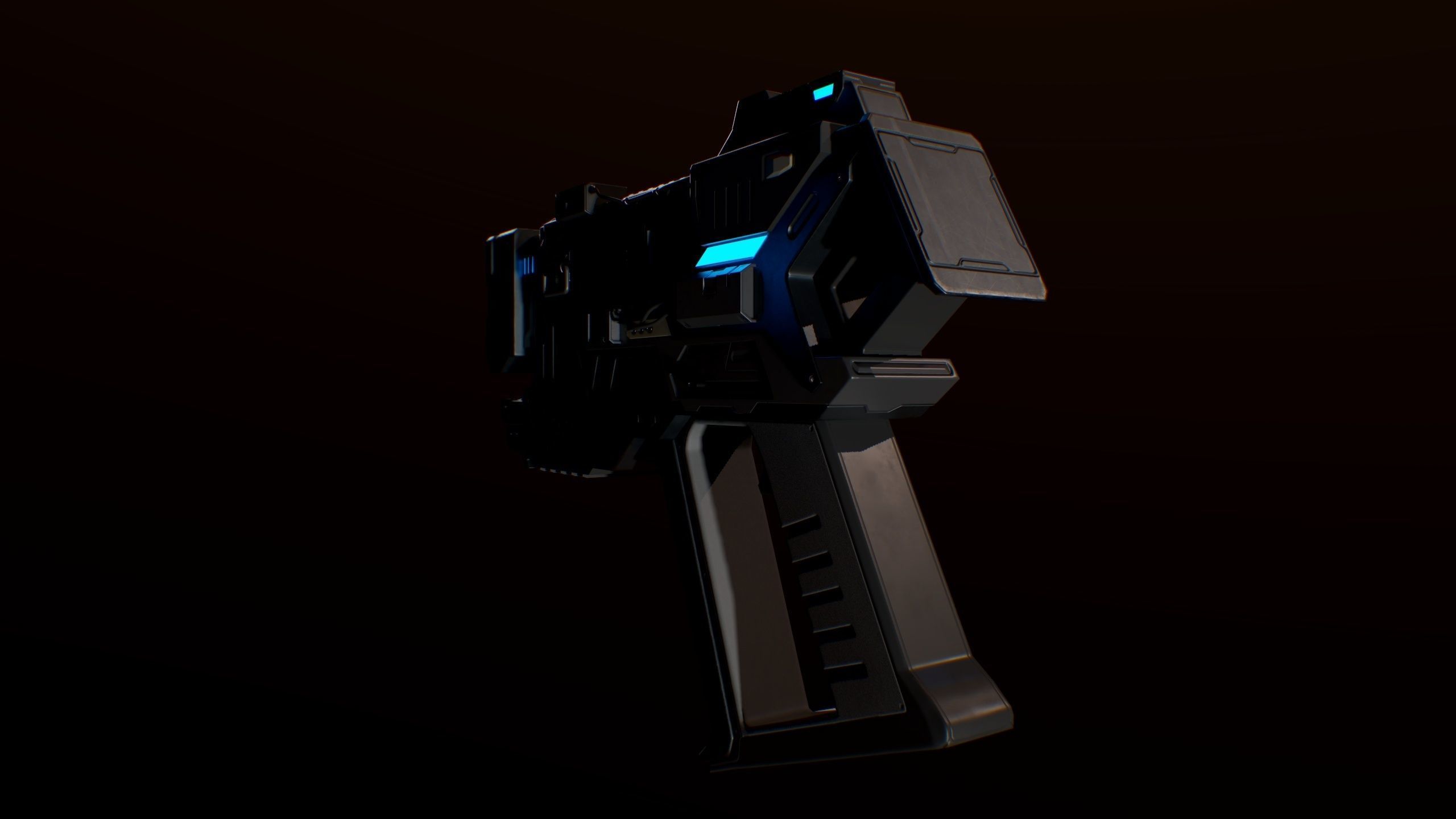 3D model NaGun VR / AR / low-poly | CGTrader