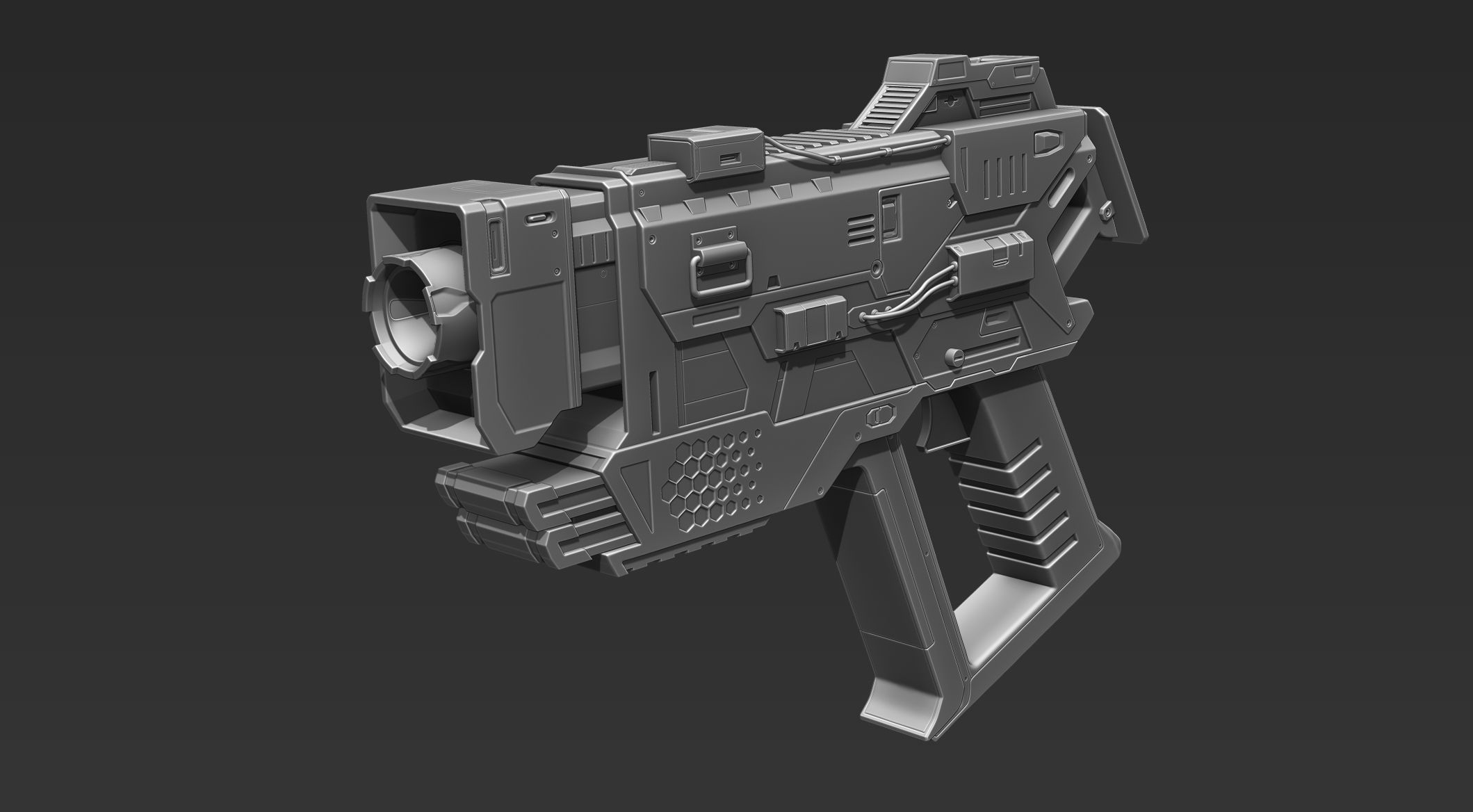 3D model NaGun VR / AR / low-poly | CGTrader