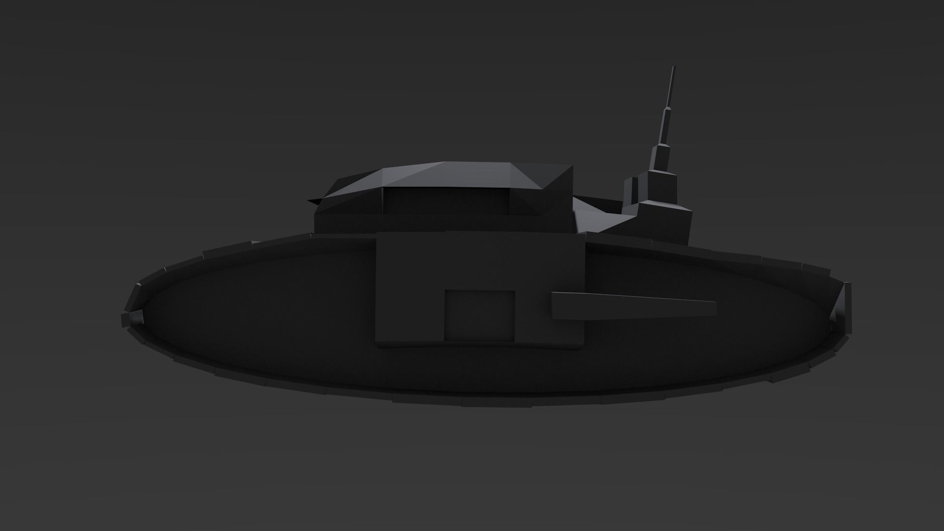 3D model Military tank of World War 1 VR / AR / low-poly | CGTrader