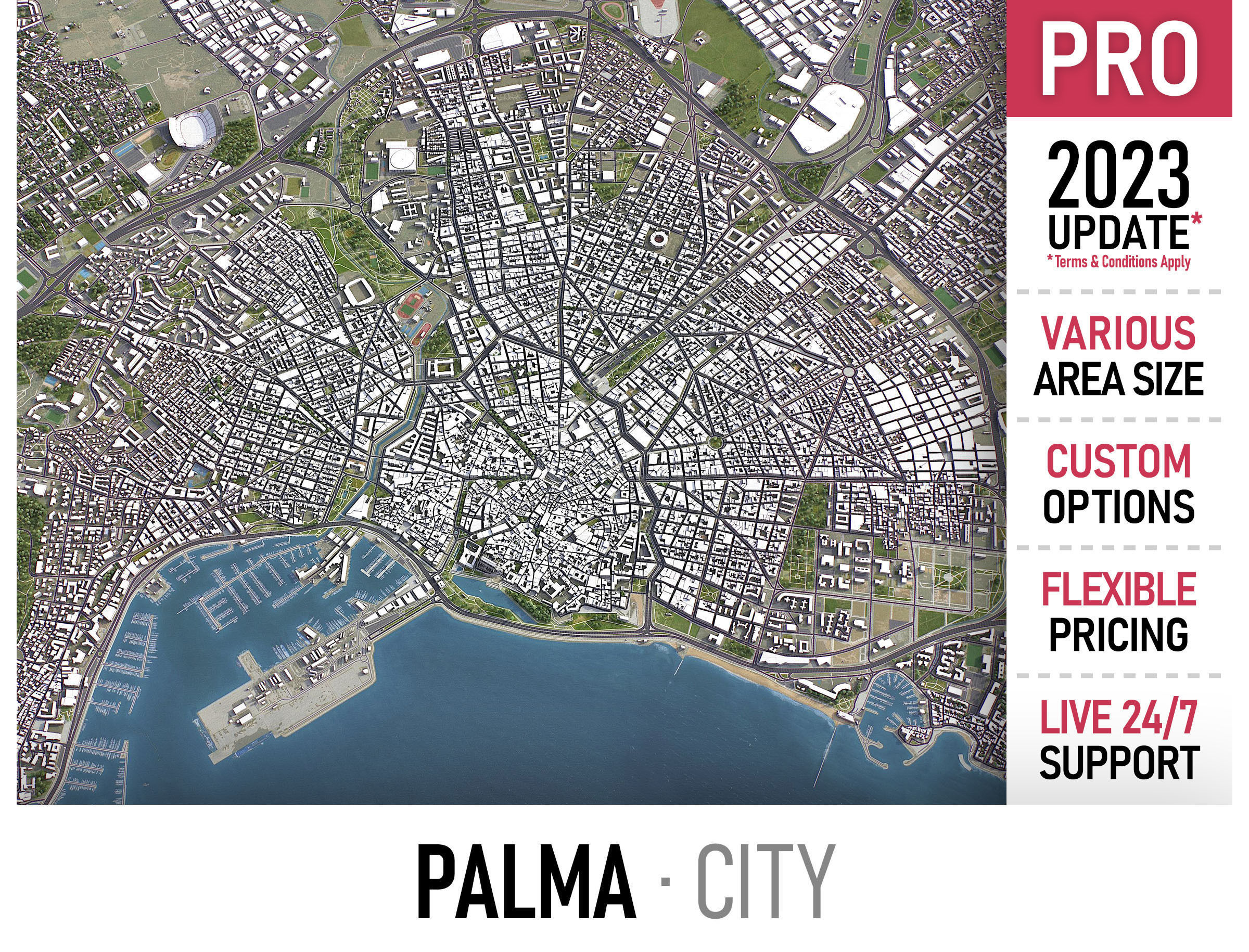 3D model Palma VR / AR / low-poly | CGTrader