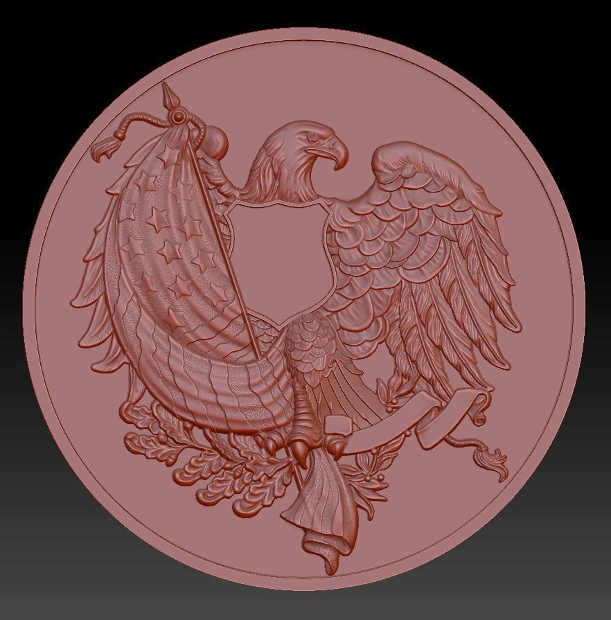 Eagle 5S - relief - 2020 3D model 3D printable | CGTrader