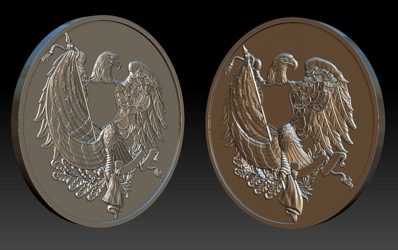 Eagle 5S - relief - 2020 3D model 3D printable | CGTrader