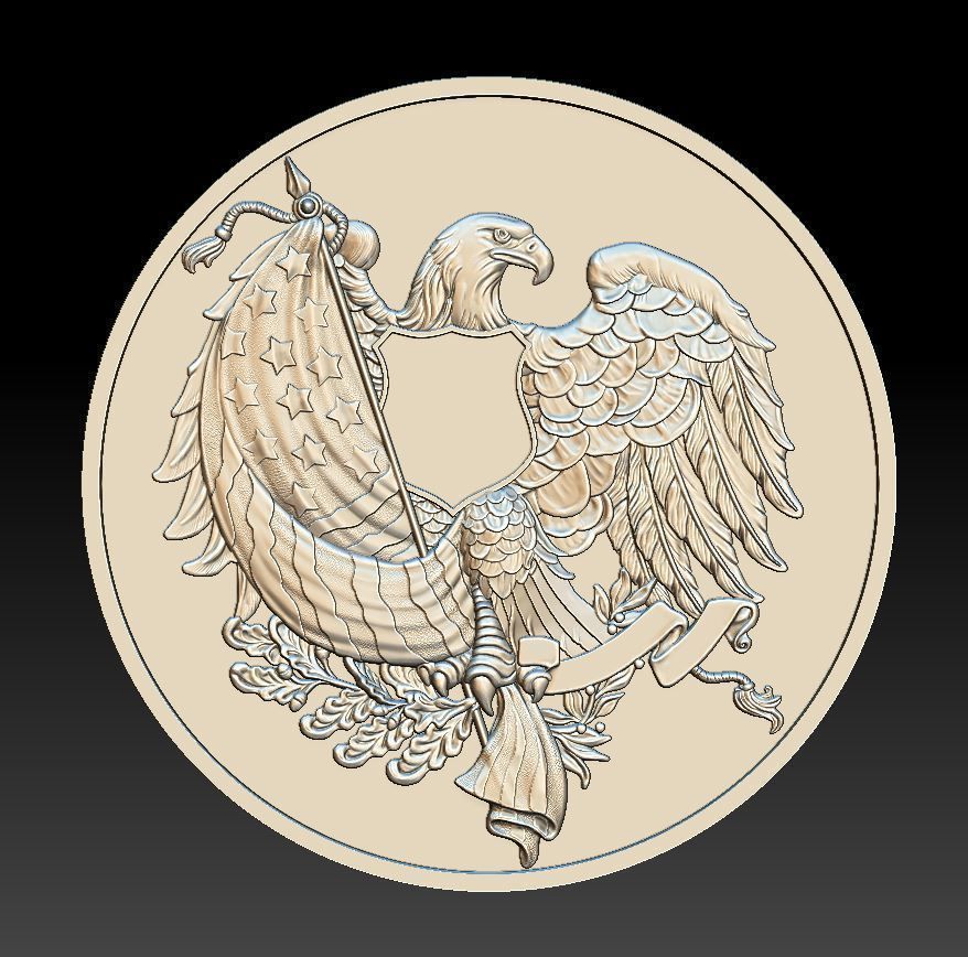 Eagle 5S - relief - 2020 3D model 3D printable | CGTrader