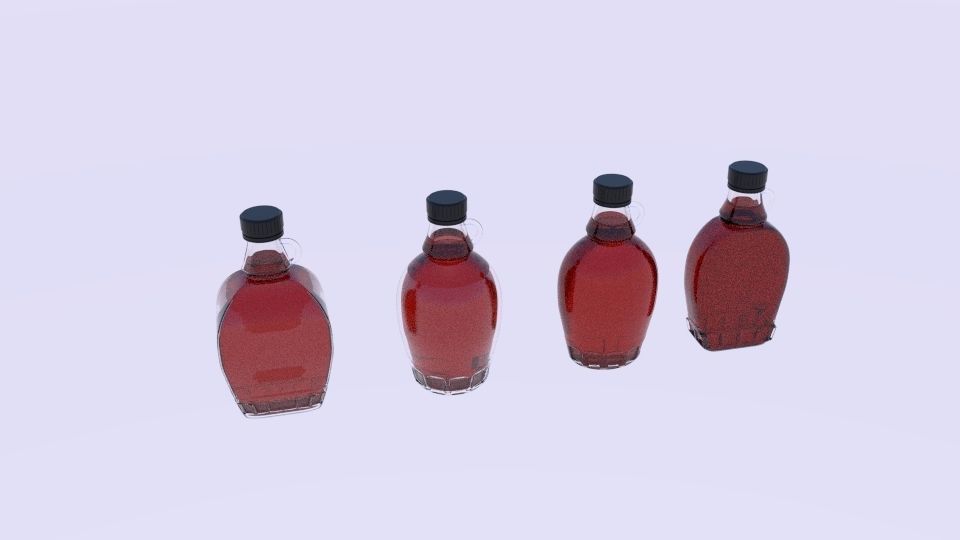 Maple Syrup Pack 3D model | CGTrader