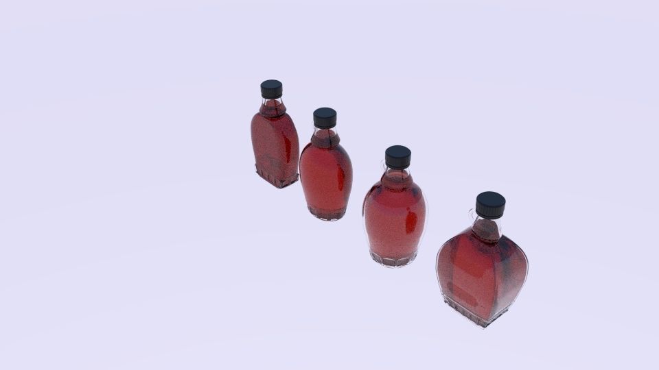 Maple Syrup Pack 3D model | CGTrader