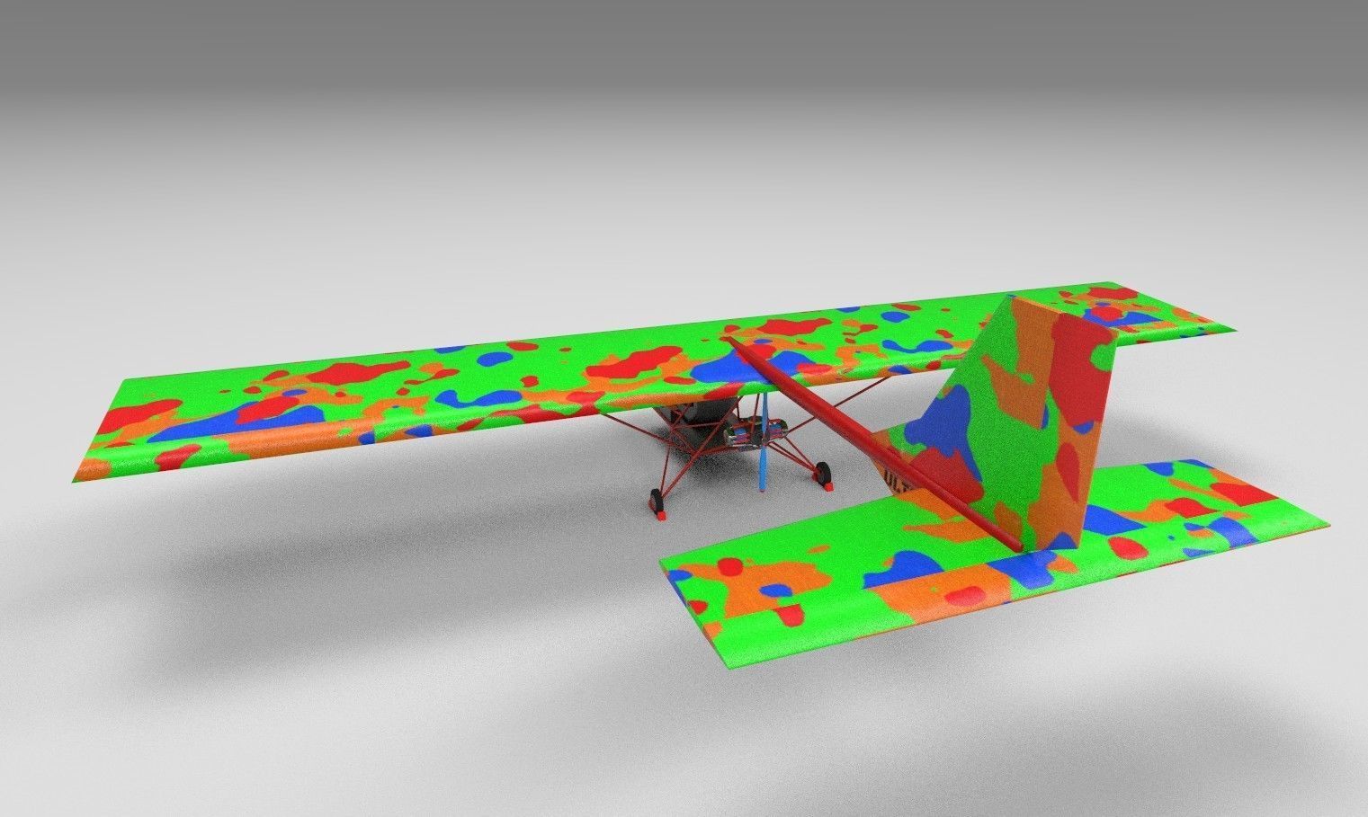 3D model UltraLight plane VR / AR / low-poly | CGTrader