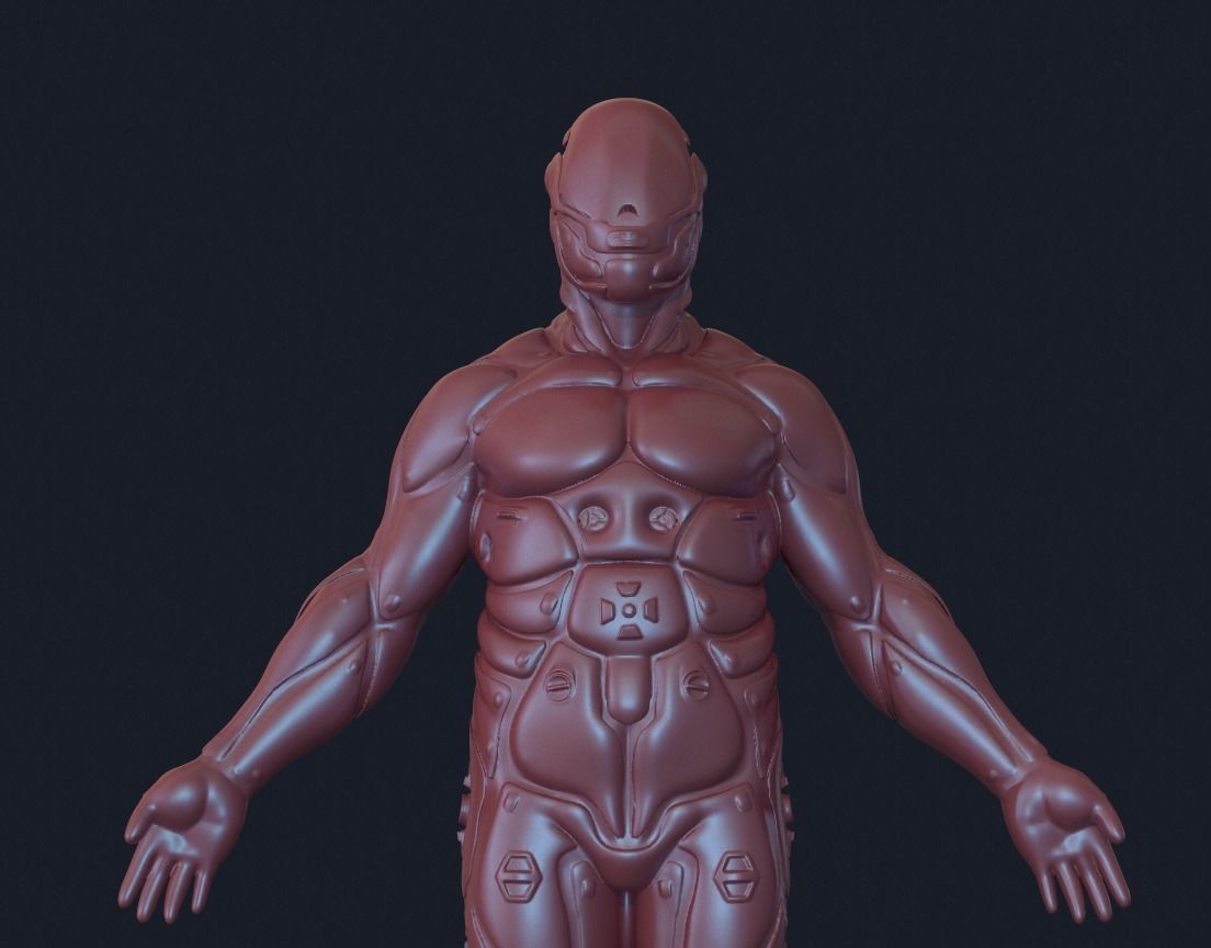 Bionic Human 3D model 3D printable | CGTrader