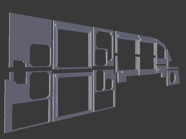 Airbus A320 MIP Panels Ready to 3d Print 3D model 3D printable | CGTrader