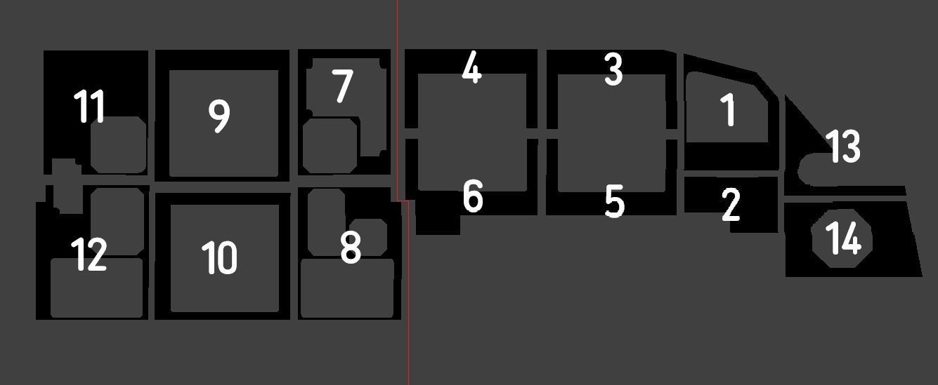 Airbus A320 MIP Panels Ready to 3d Print 3D model 3D printable | CGTrader