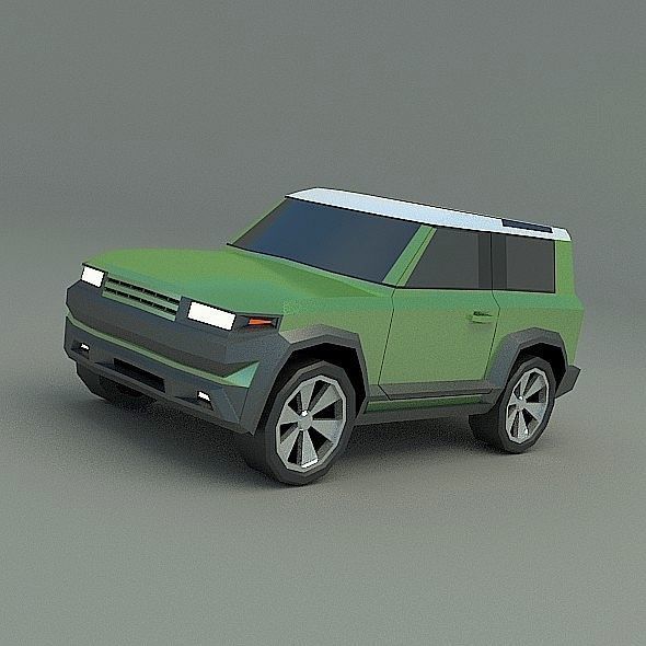 3D model Generic Landrover SUV VR / AR / low-poly | CGTrader