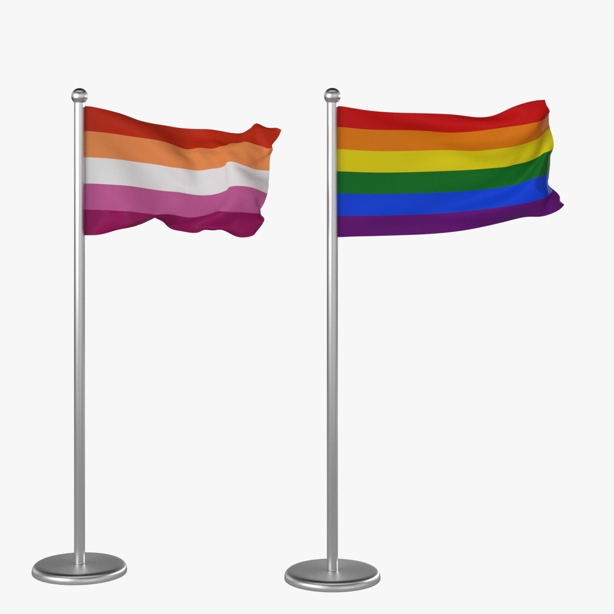LGBT-community symbols 3D model | CGTrader