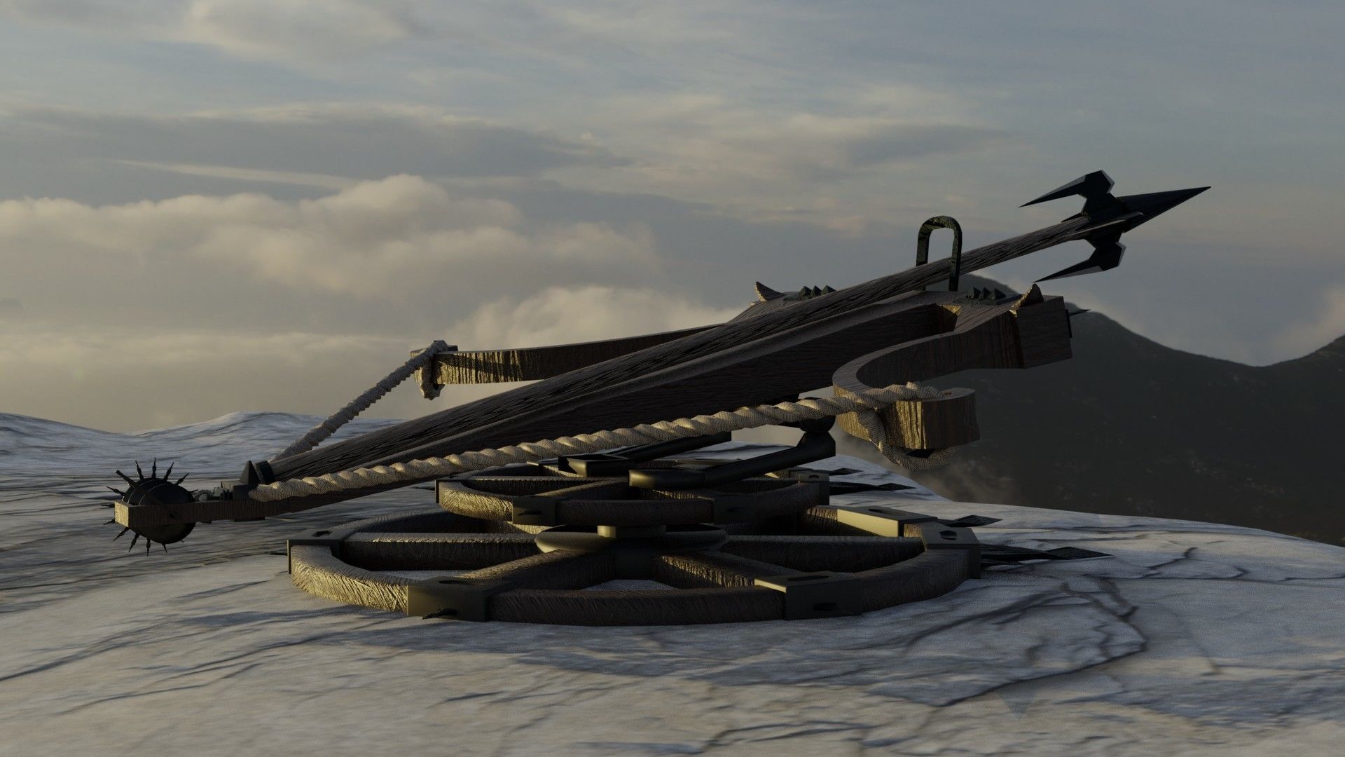 Ballista Tower 3D model | CGTrader
