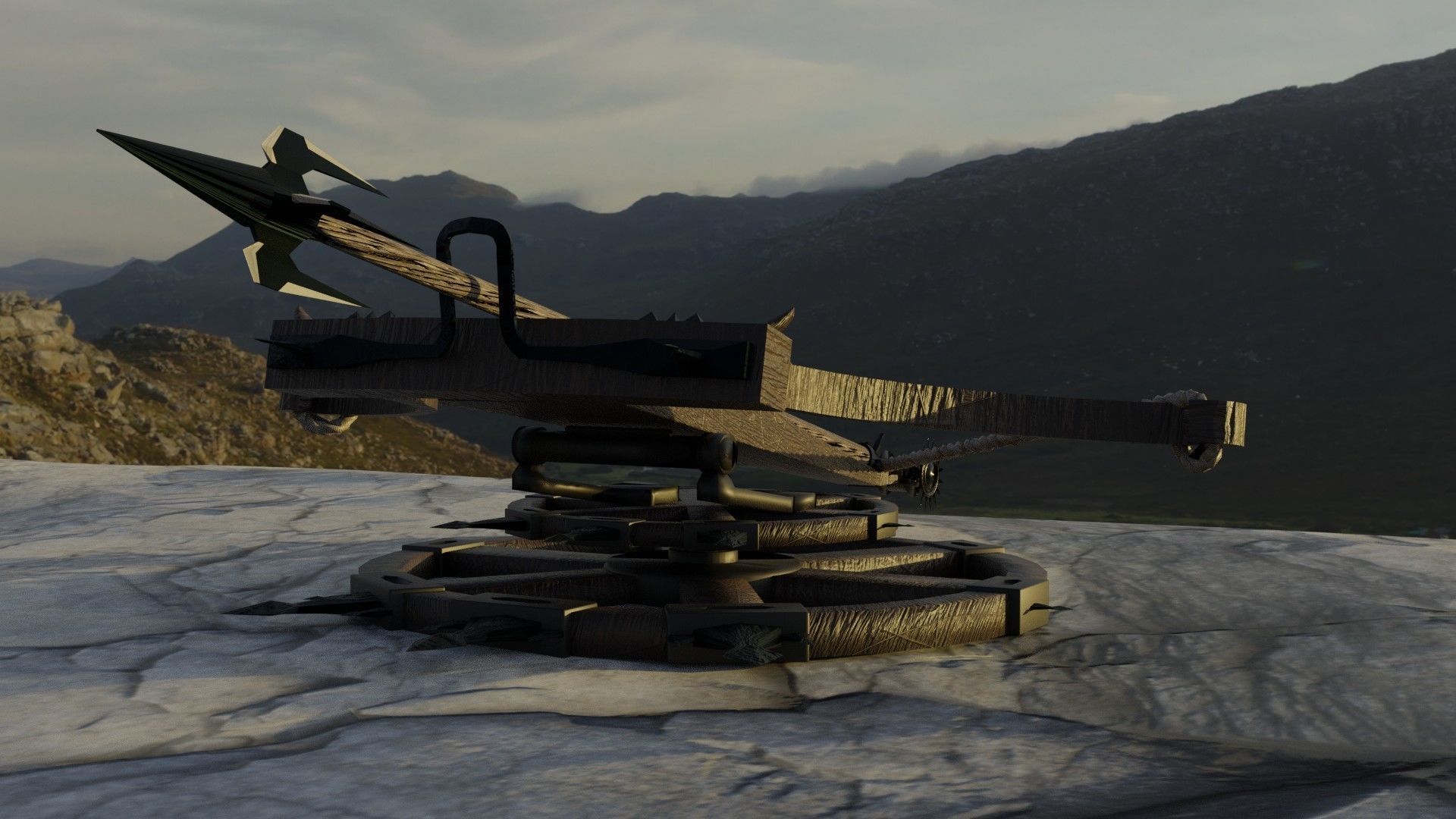 Ballista Tower 3D model | CGTrader