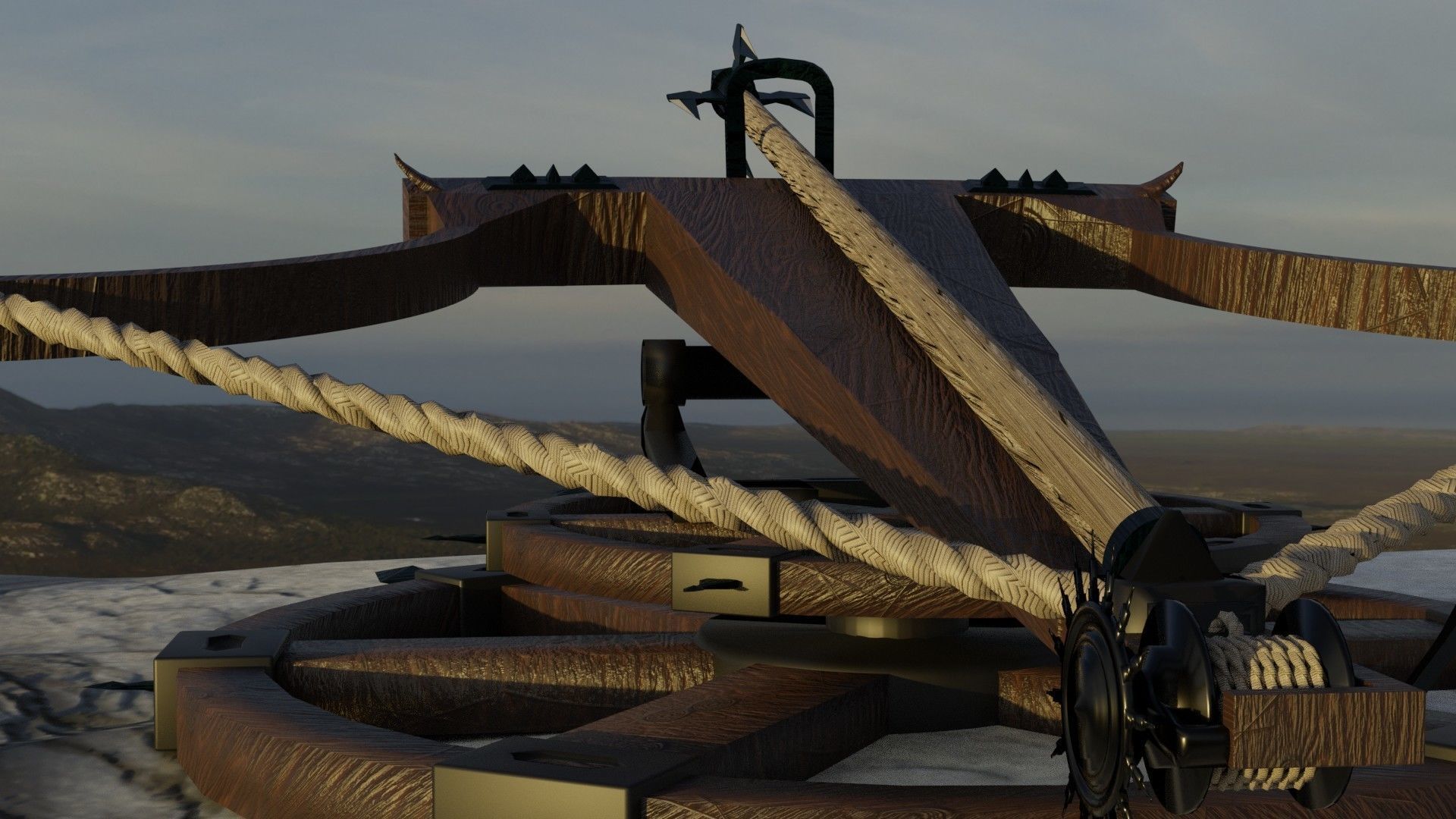 Ballista Tower 3D model | CGTrader