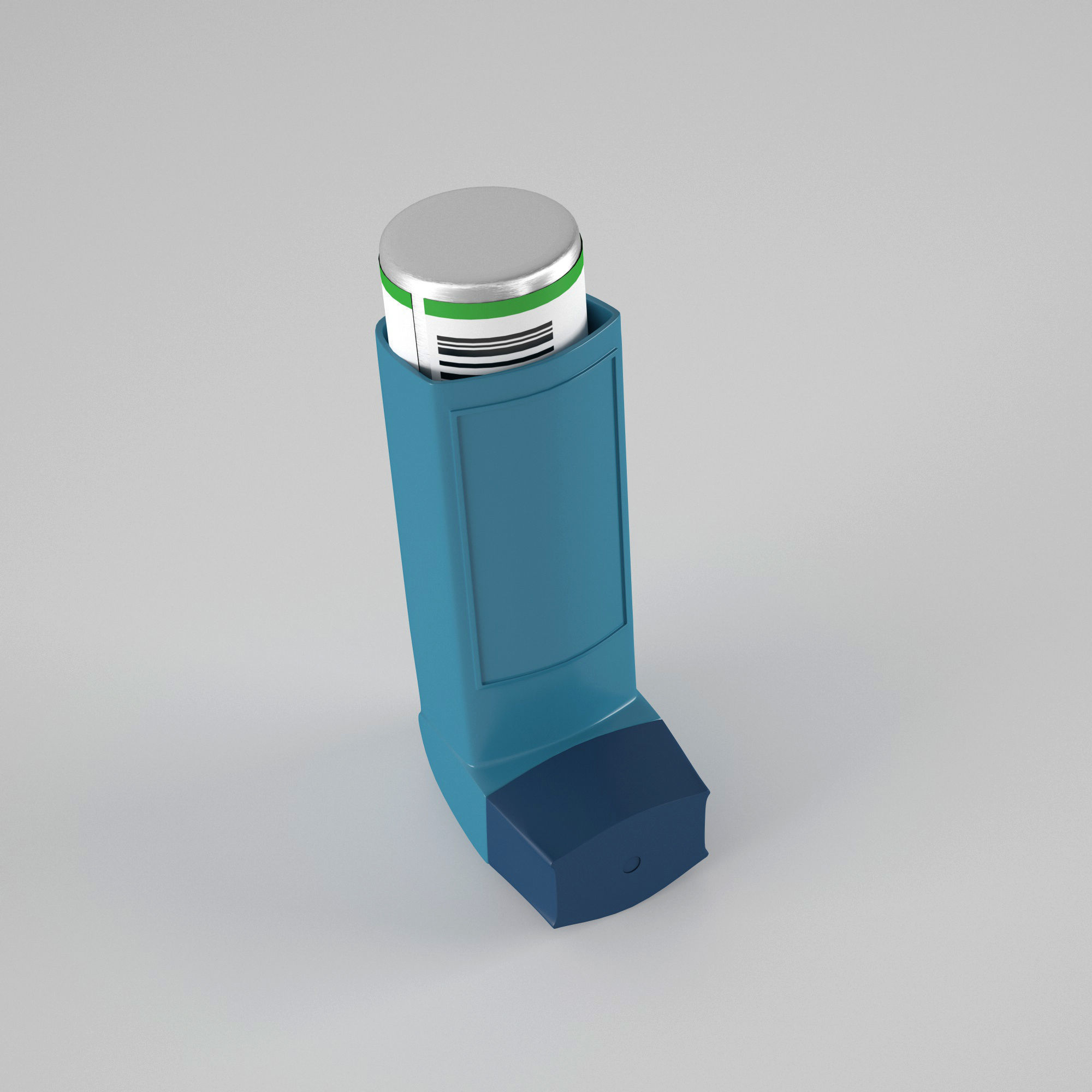 Asthma inhaler 3D model | CGTrader