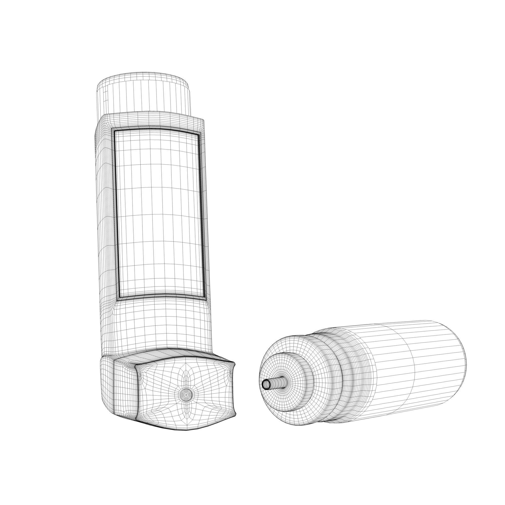 Asthma inhaler 3D model | CGTrader