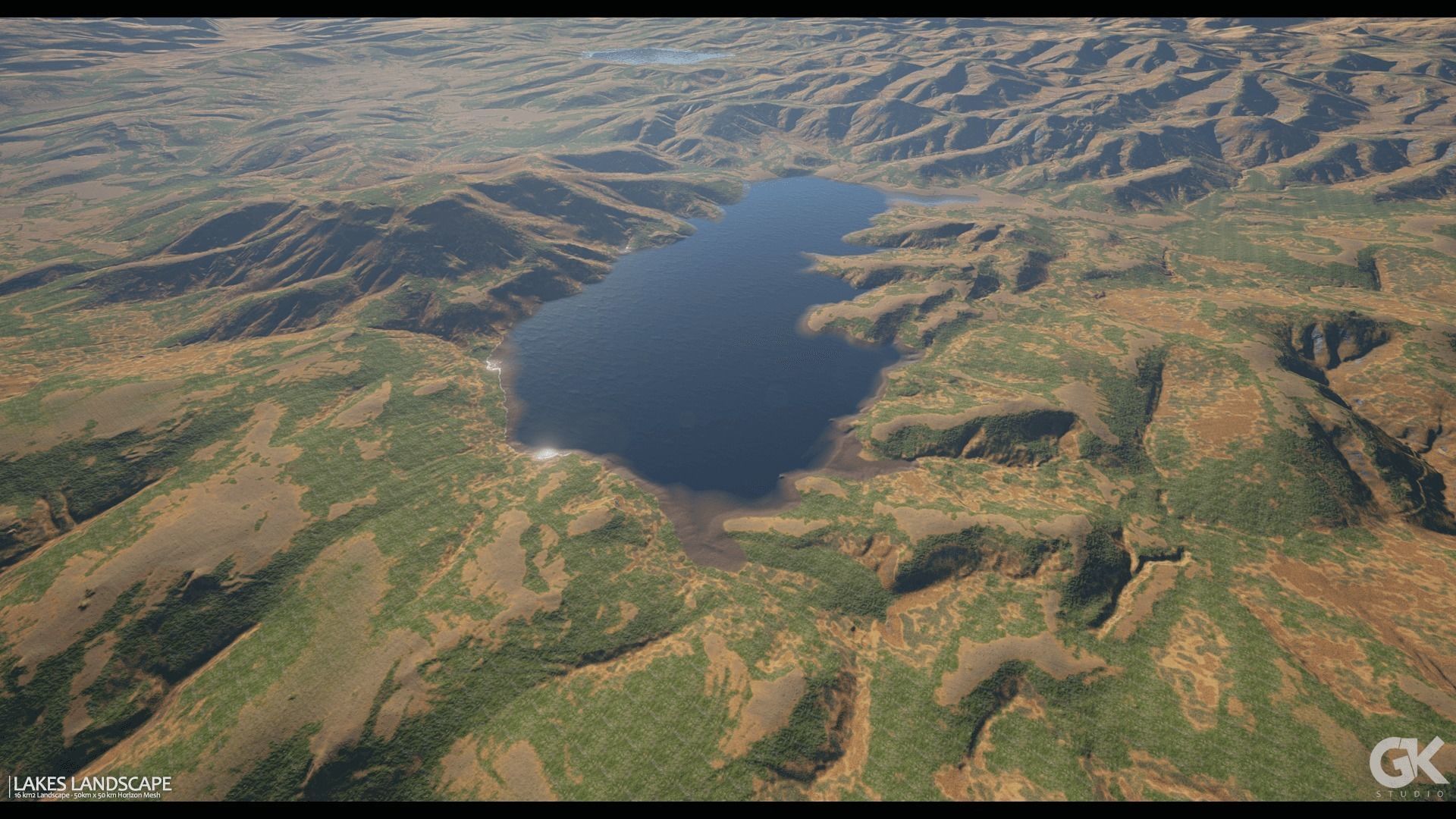 3D model Lakes Landscape VR / AR / low-poly | CGTrader