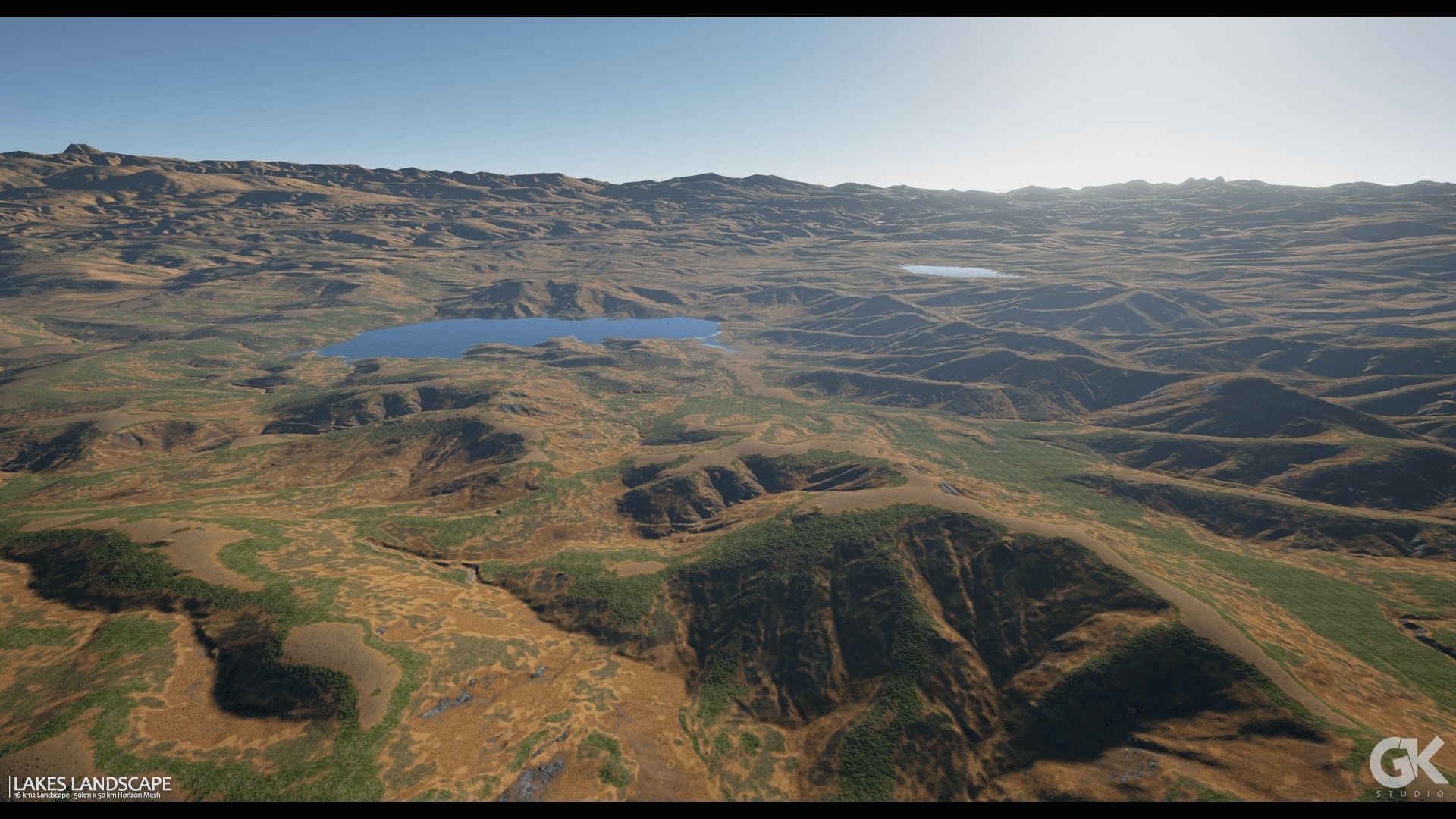 3D model Lakes Landscape VR / AR / low-poly | CGTrader