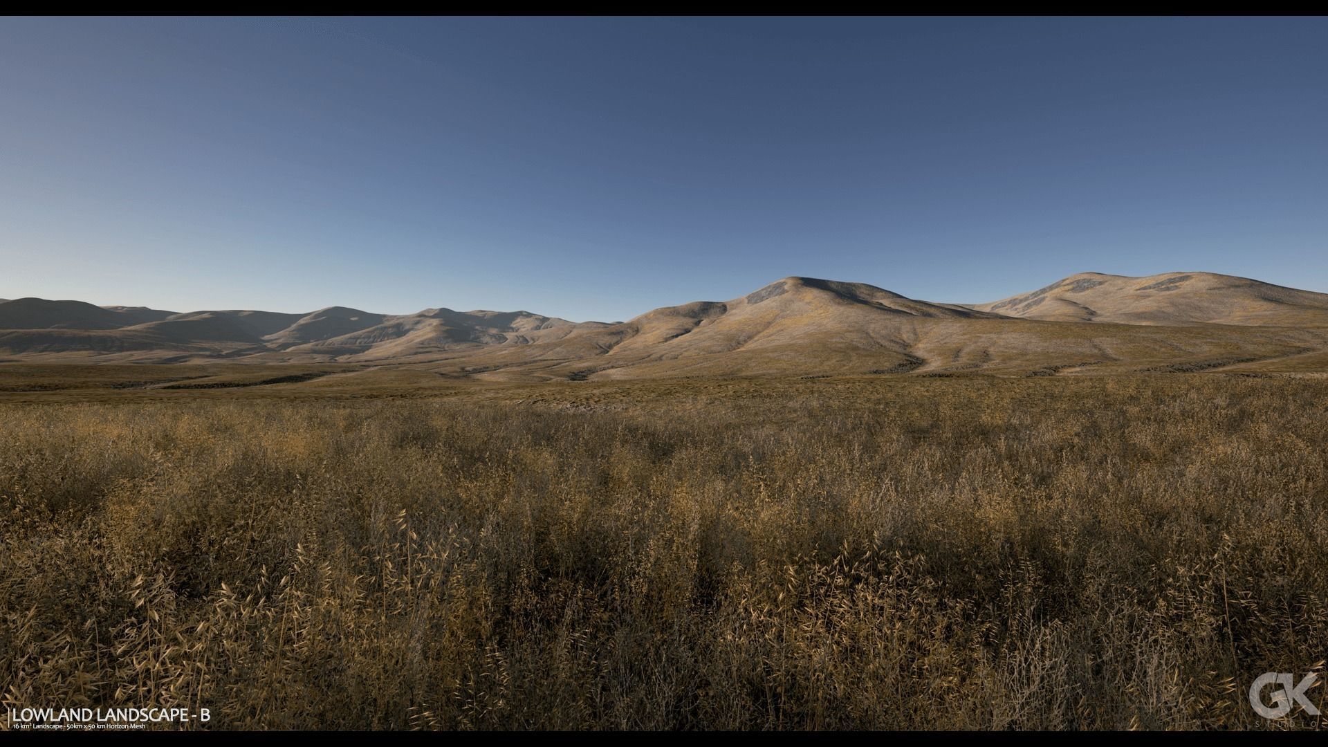3D model Lowland Landscape - B VR / AR / low-poly | CGTrader