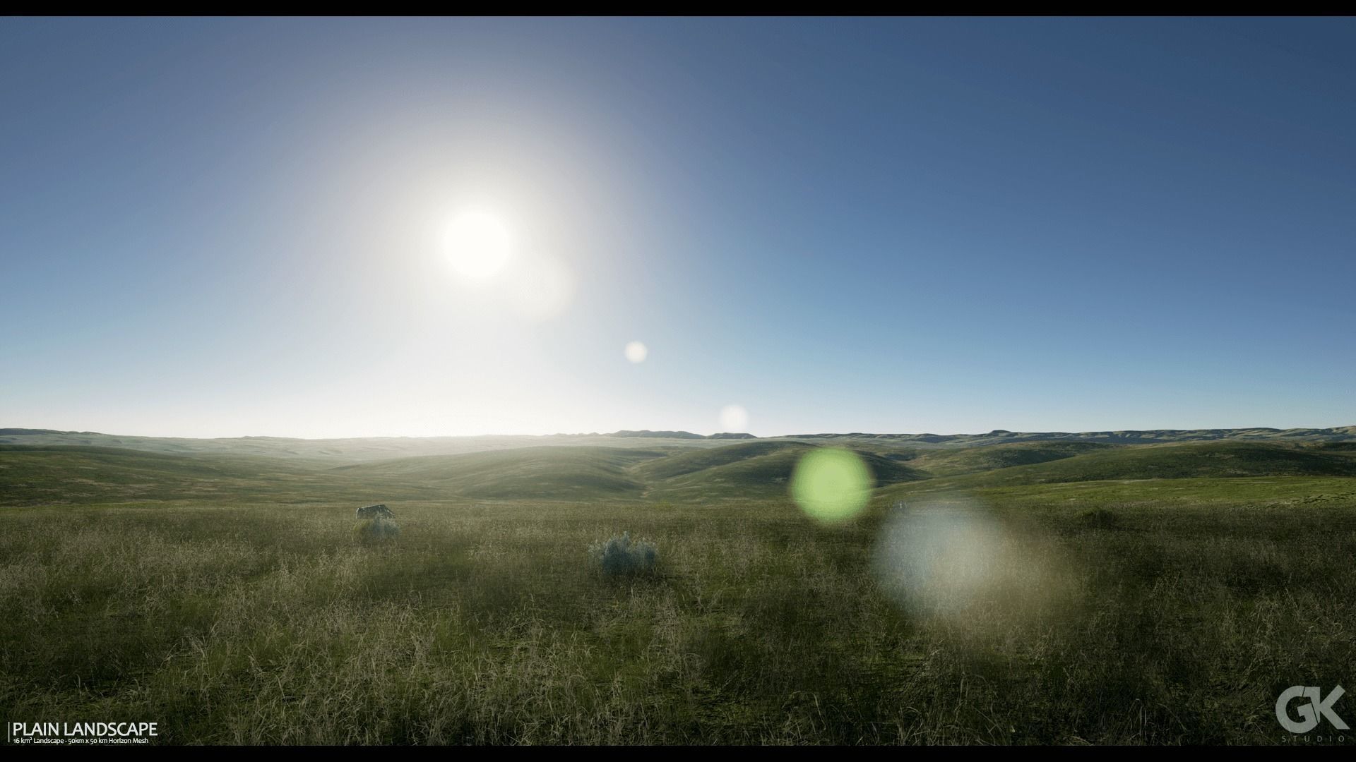 3D model Plain Landscape VR / AR / low-poly | CGTrader