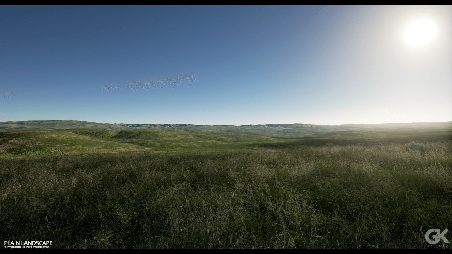 3D model Plain Landscape VR / AR / low-poly | CGTrader