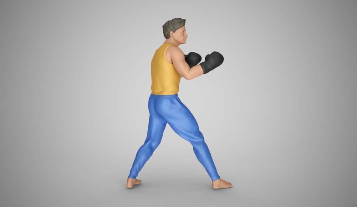 Boxing Training 3D model 3D printable | CGTrader
