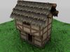 3D model Thatch House Modular Set VR / AR / low-poly | CGTrader