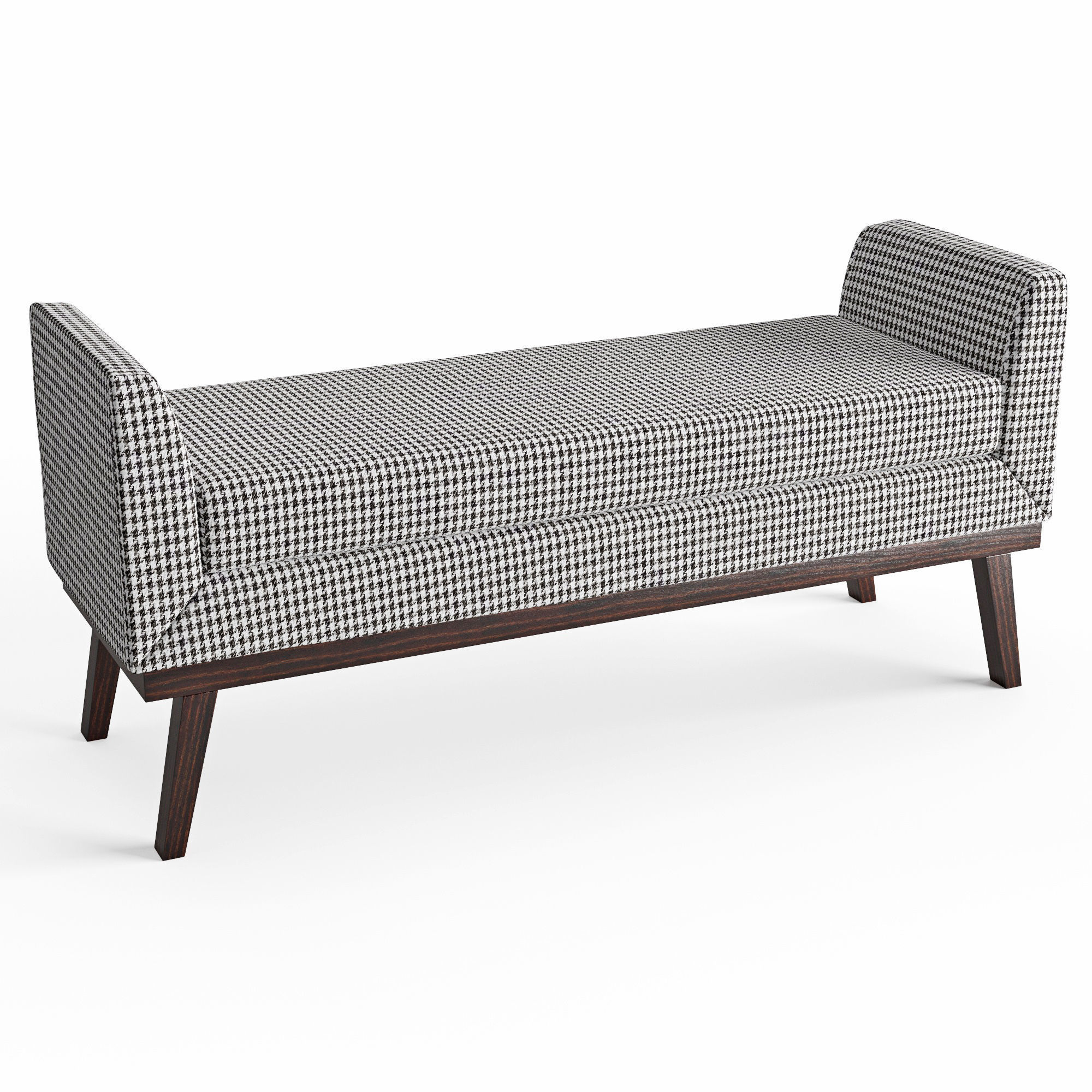 Classic Upholstered Bench 3D model | CGTrader