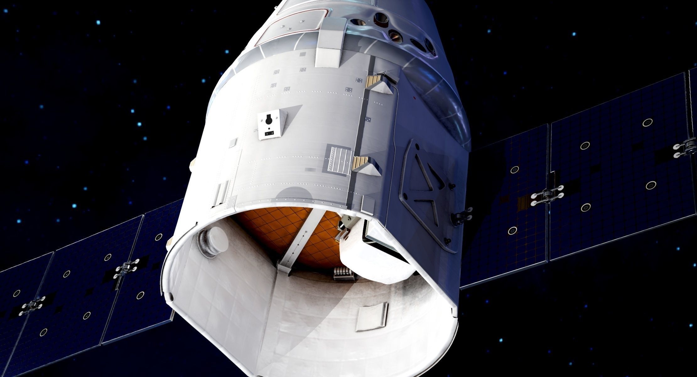 3D model SpaceX Dragon VR / AR / low-poly | CGTrader
