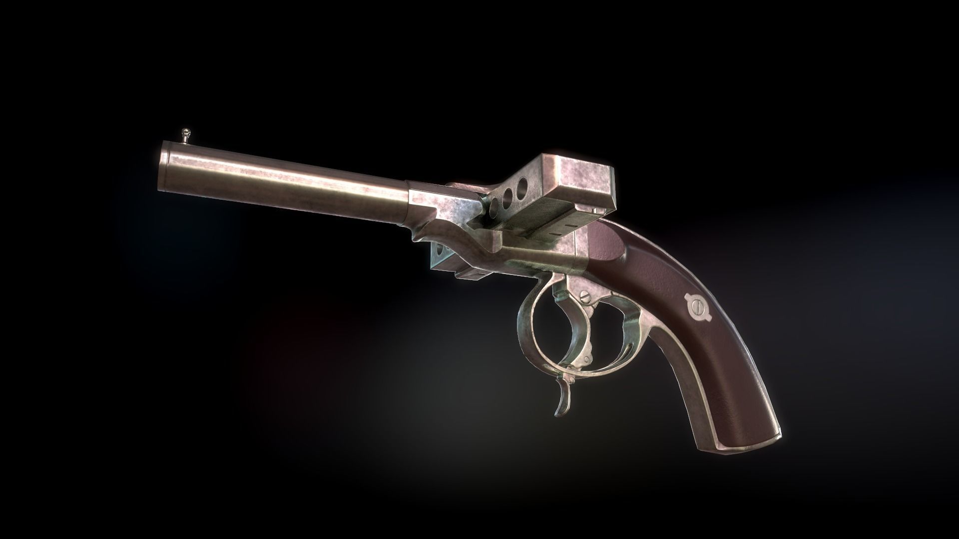 3D model Harmonika weapons VR / AR / low-poly | CGTrader